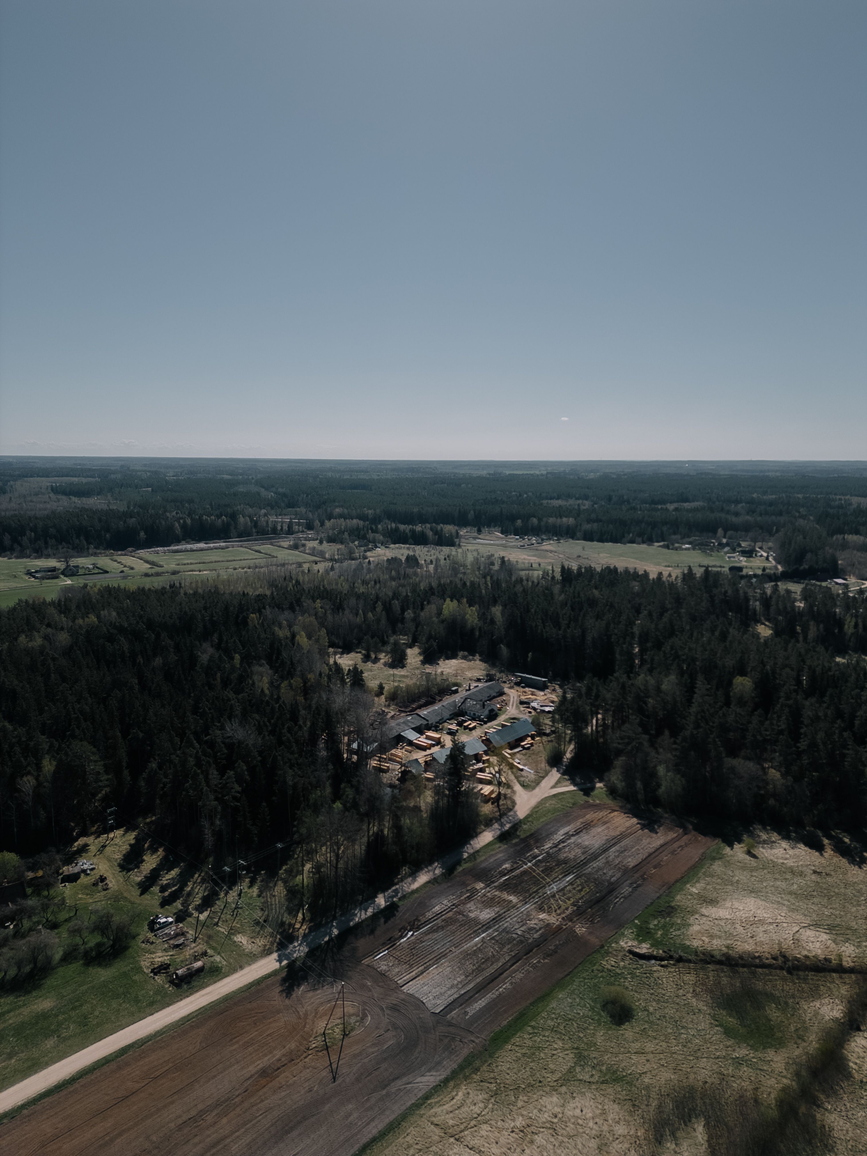 Sunlit Plains with Trees · Free Stock Photo