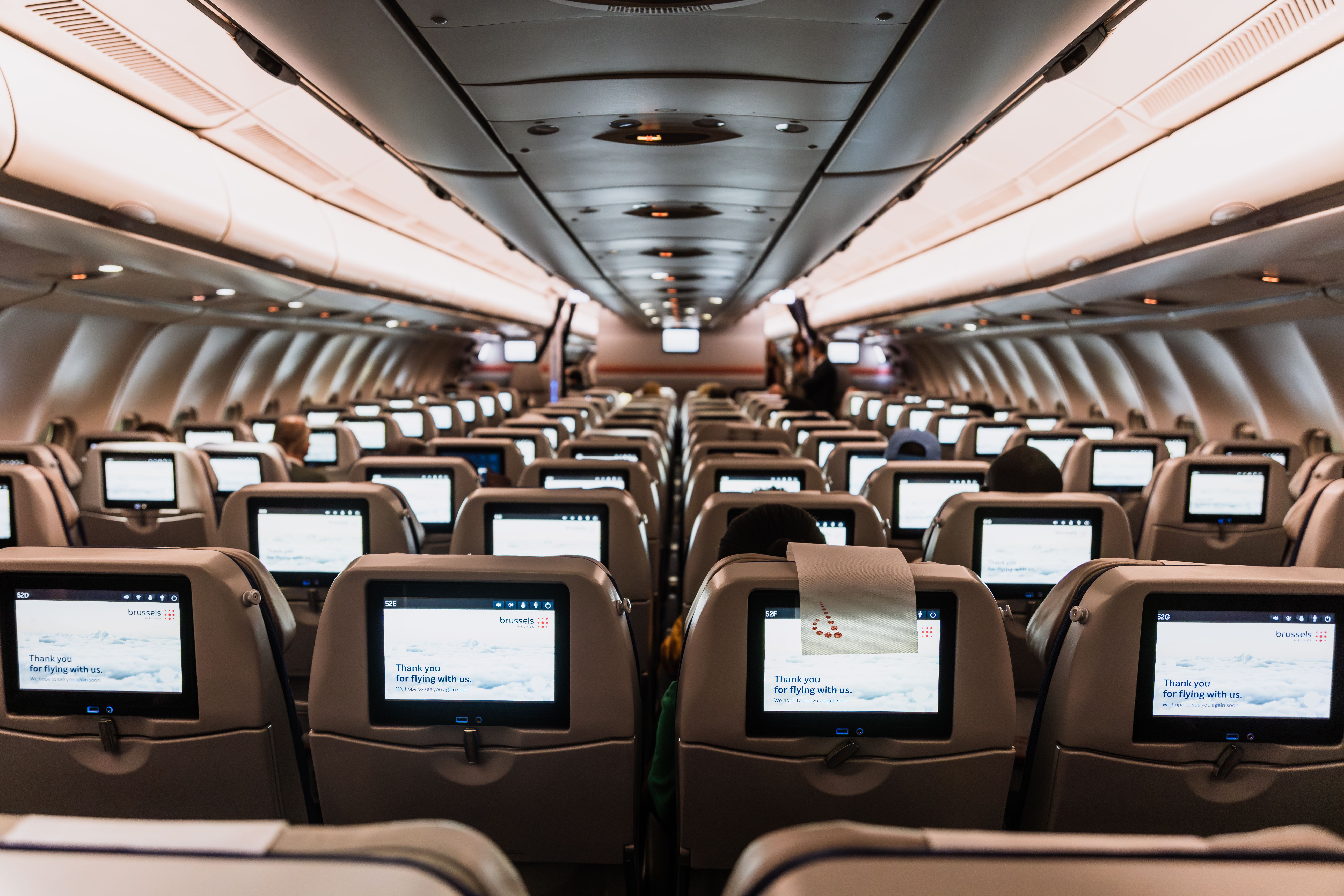 An Empty Airplane Interior · Free Stock Photo