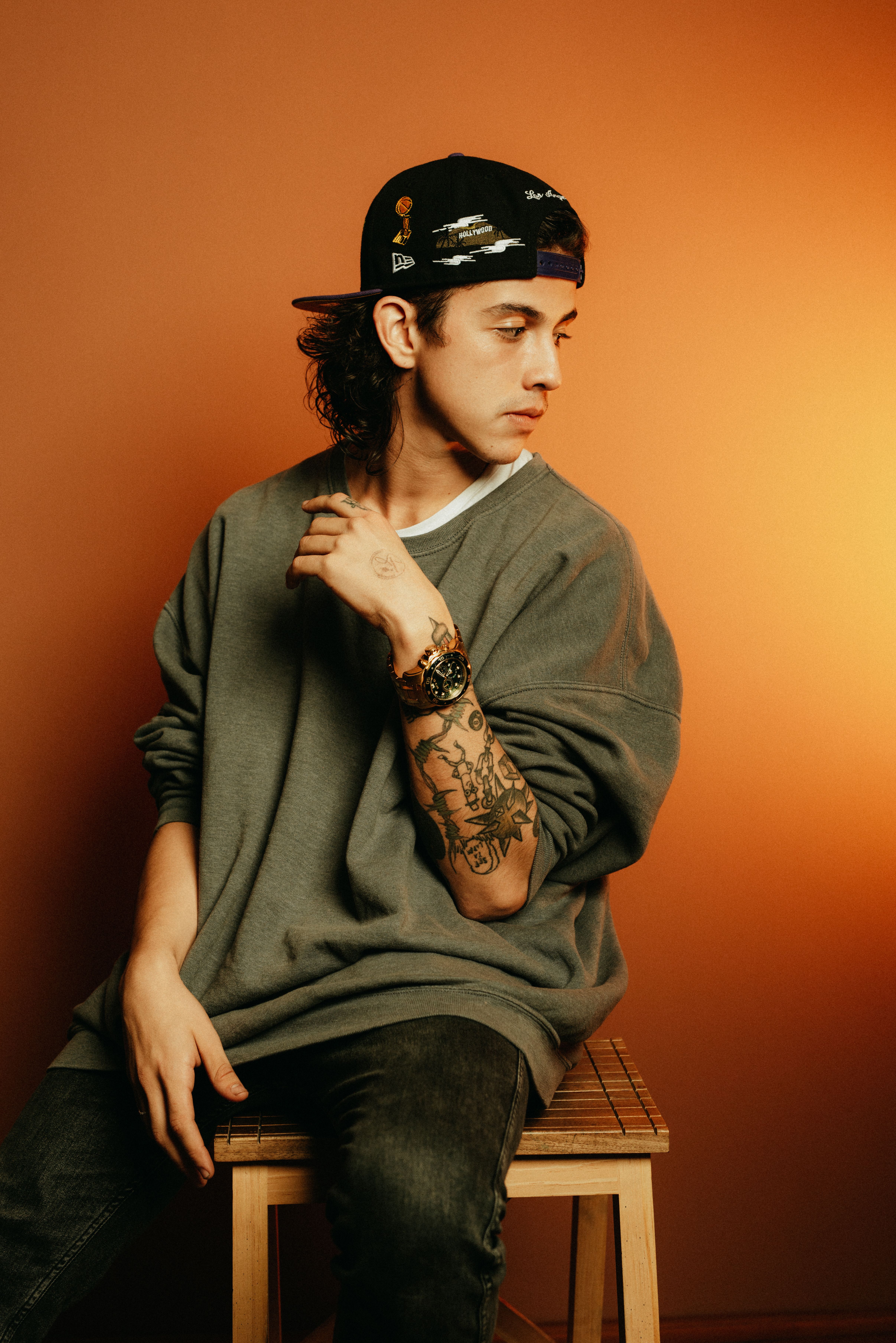 Casual Style Young Model in Cap · Free Stock Photo