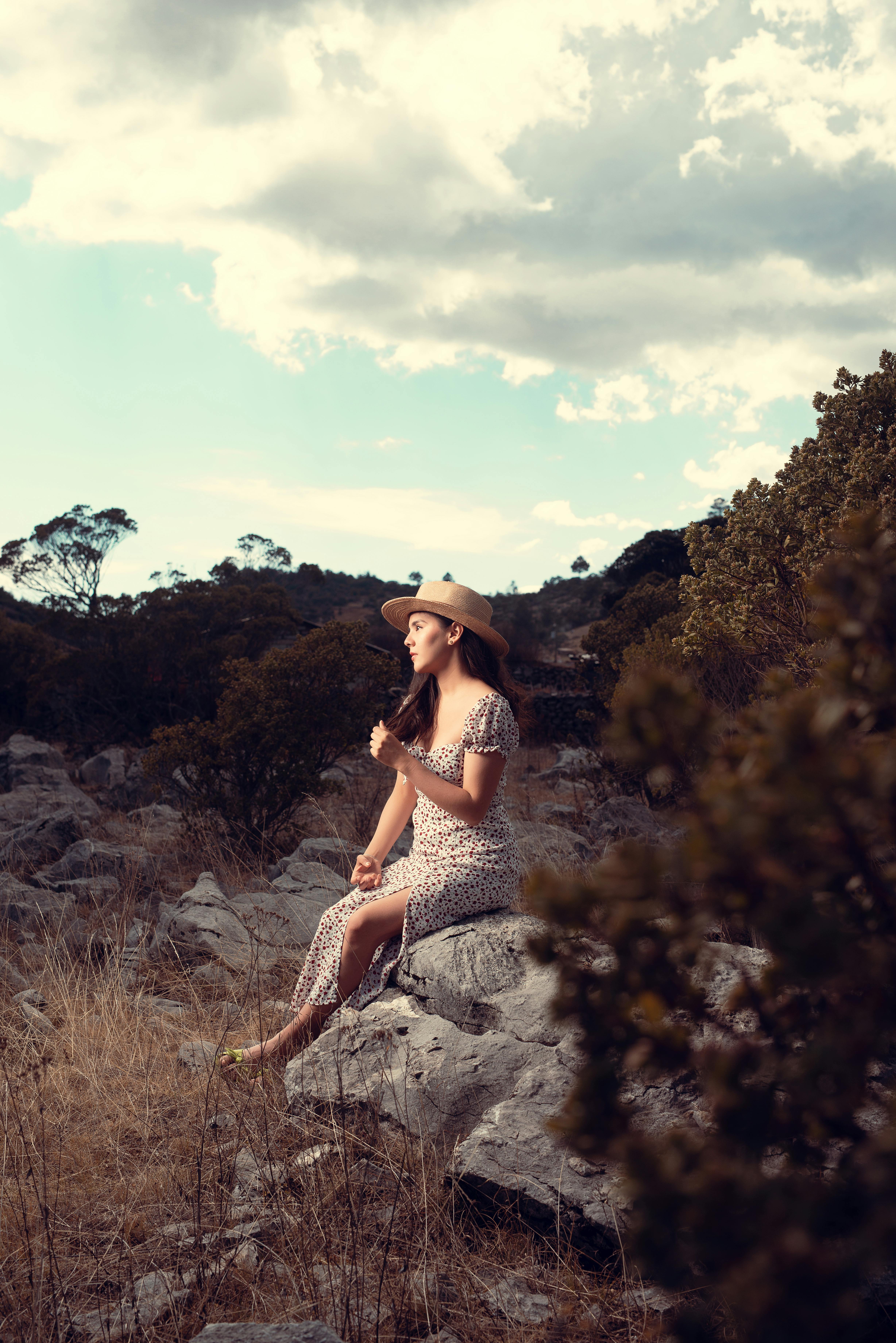 Woman Relaxing in Wilderness · Free Stock Photo