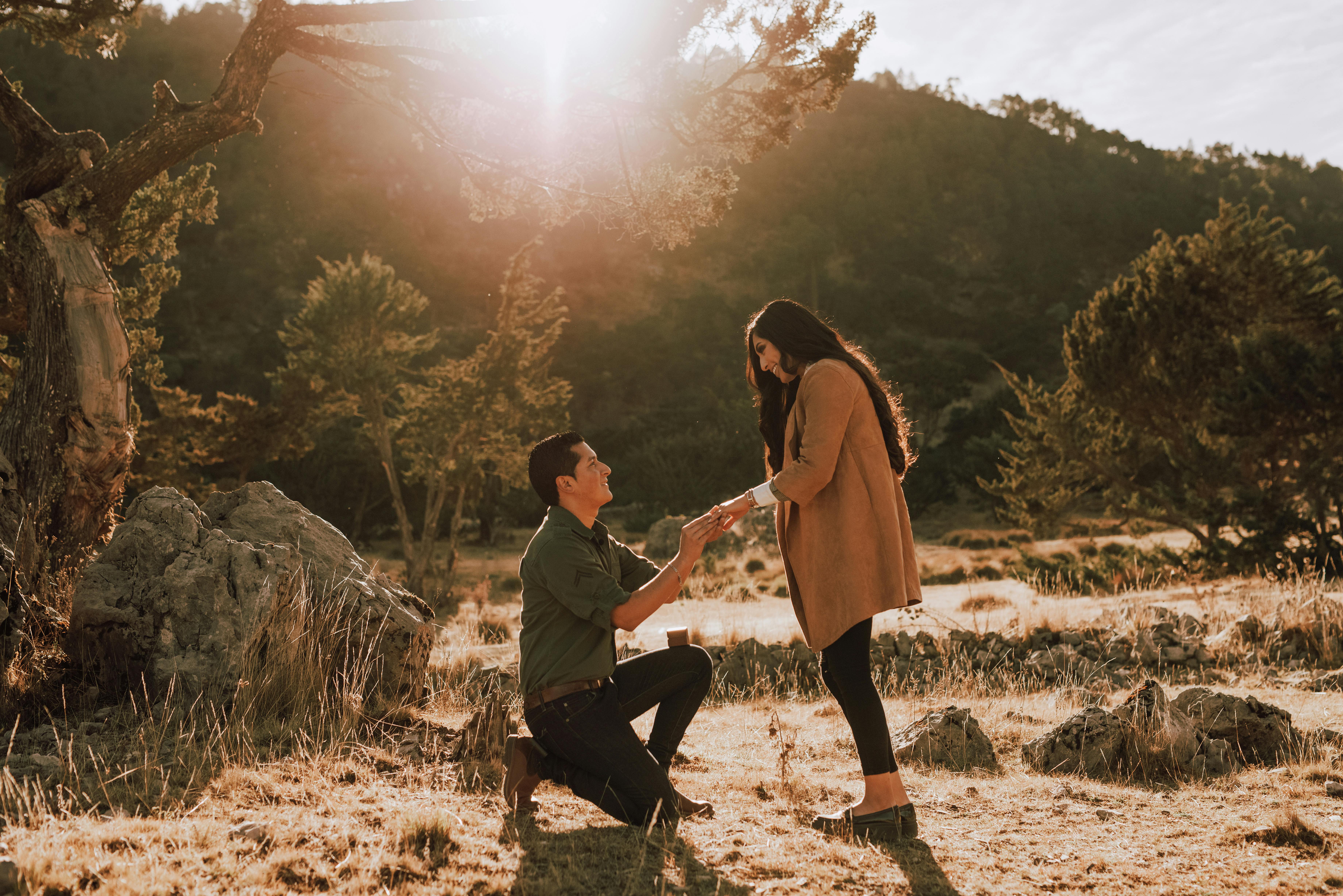 Photo of a Man Proposing to his Partner · Free Stock Photo