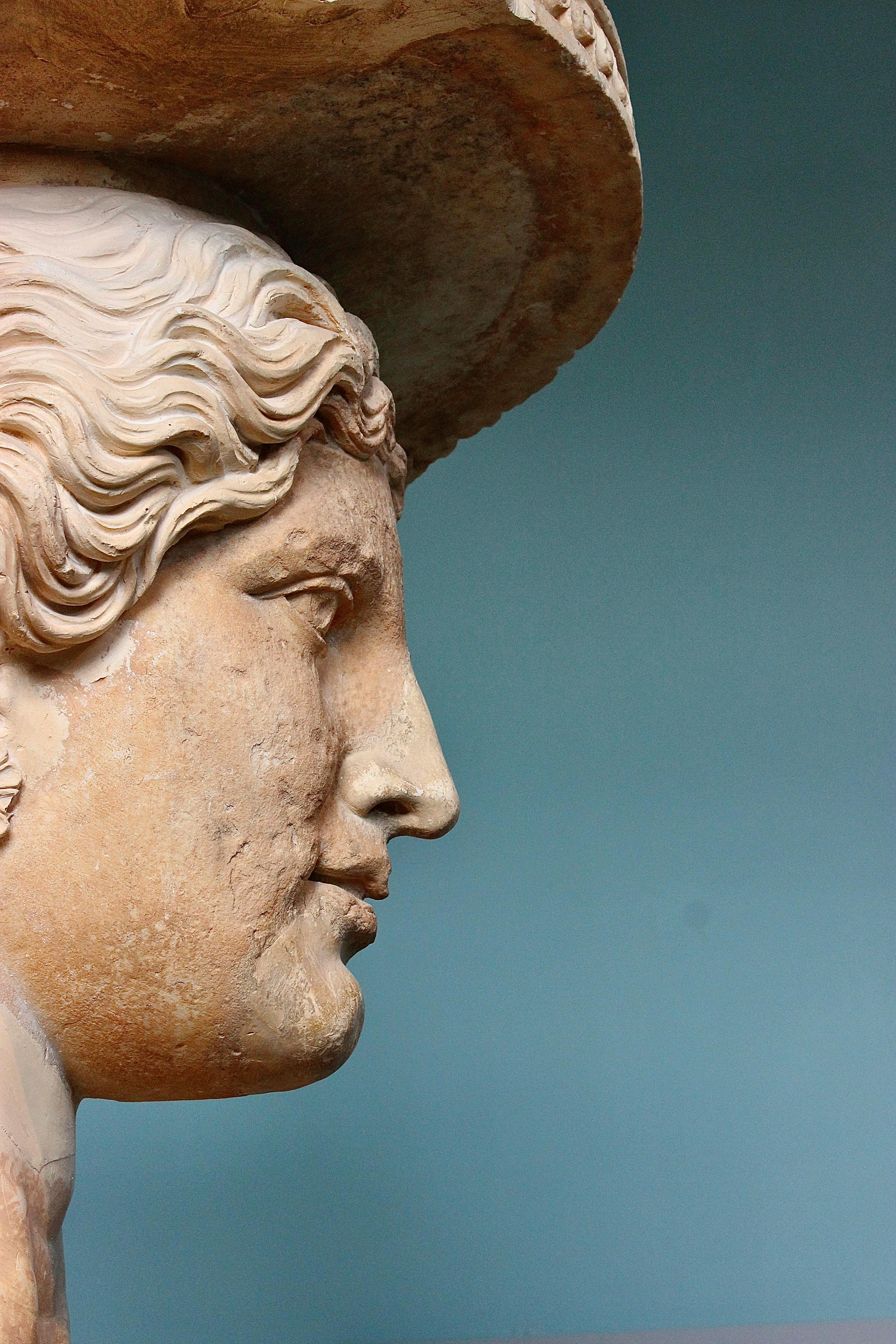 Marble Sculpture of Face · Free Stock Photo