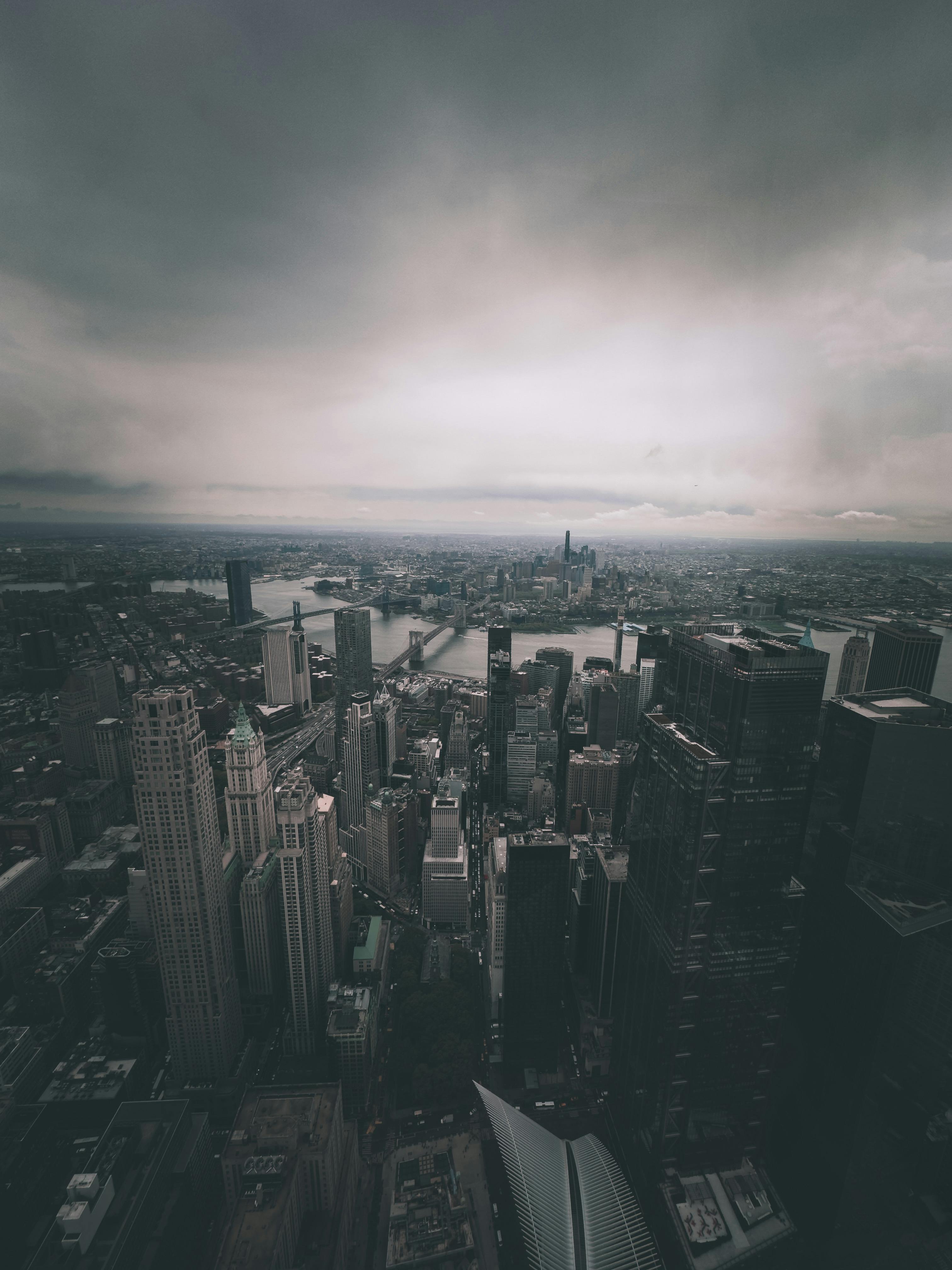 Residential Buildings Under Cloudy Sky · Free Stock Photo