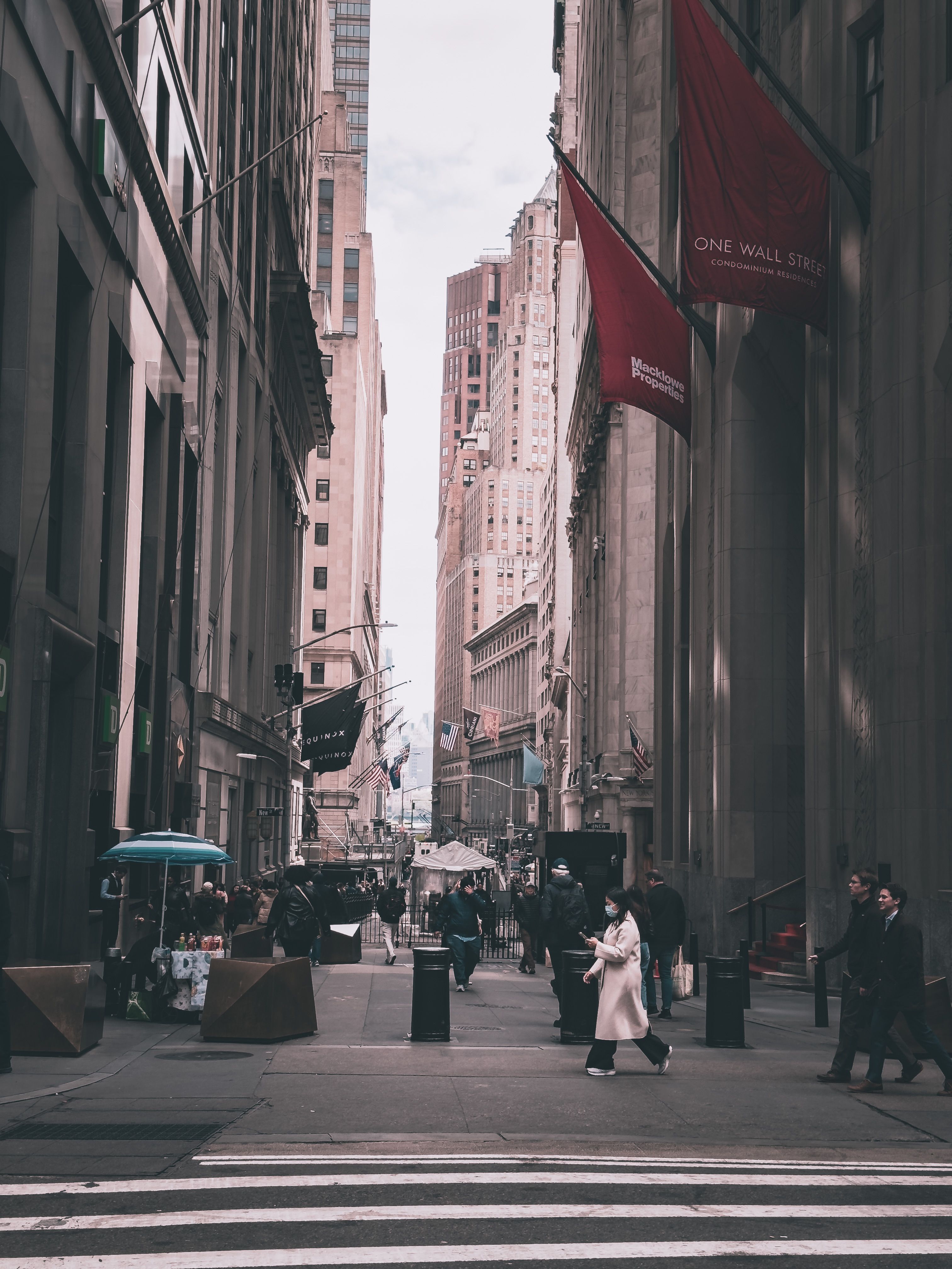 People Walking on Alley near Street in New York · Free Stock Photo