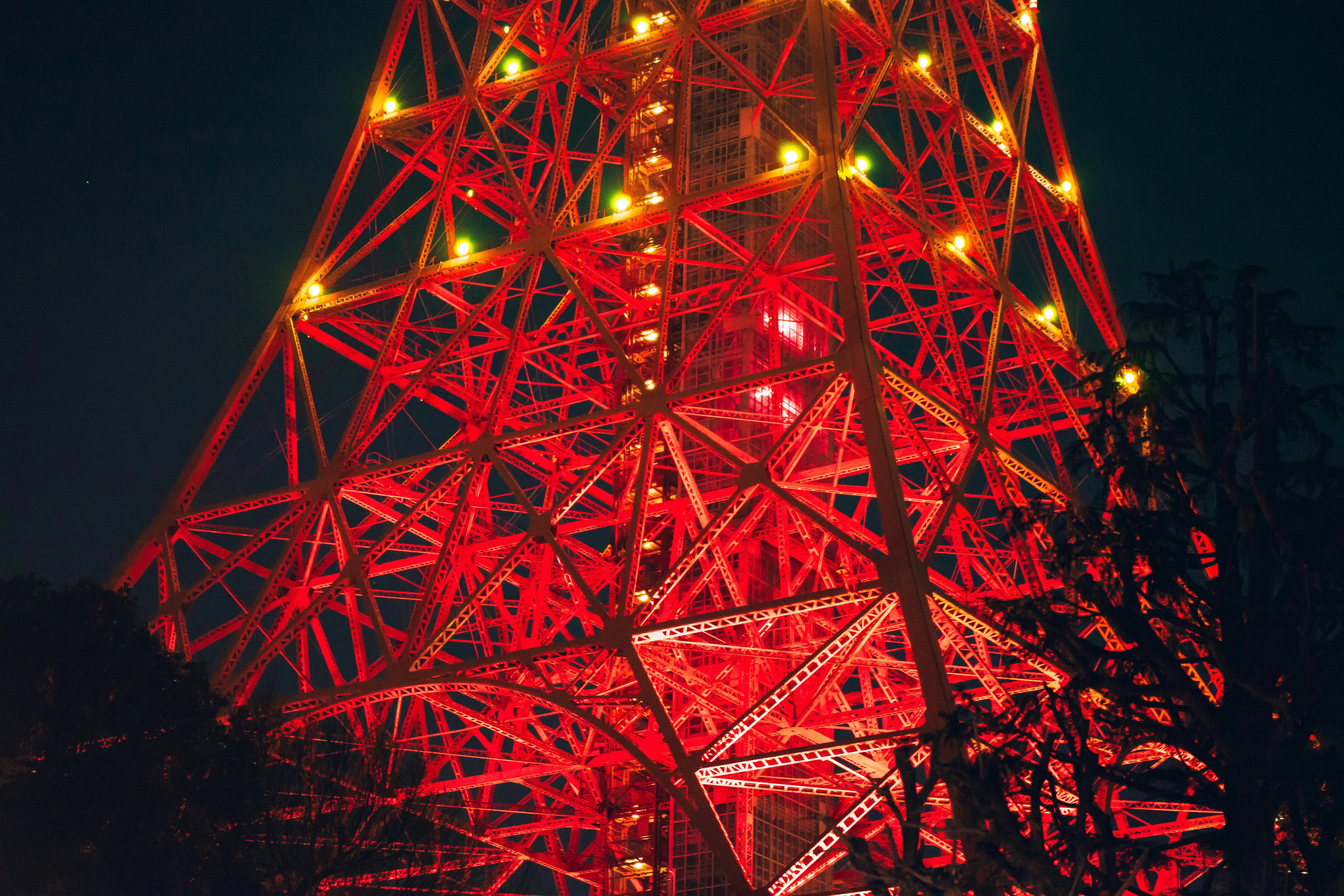 Red Light on Tokyo Tower · Free Stock Photo