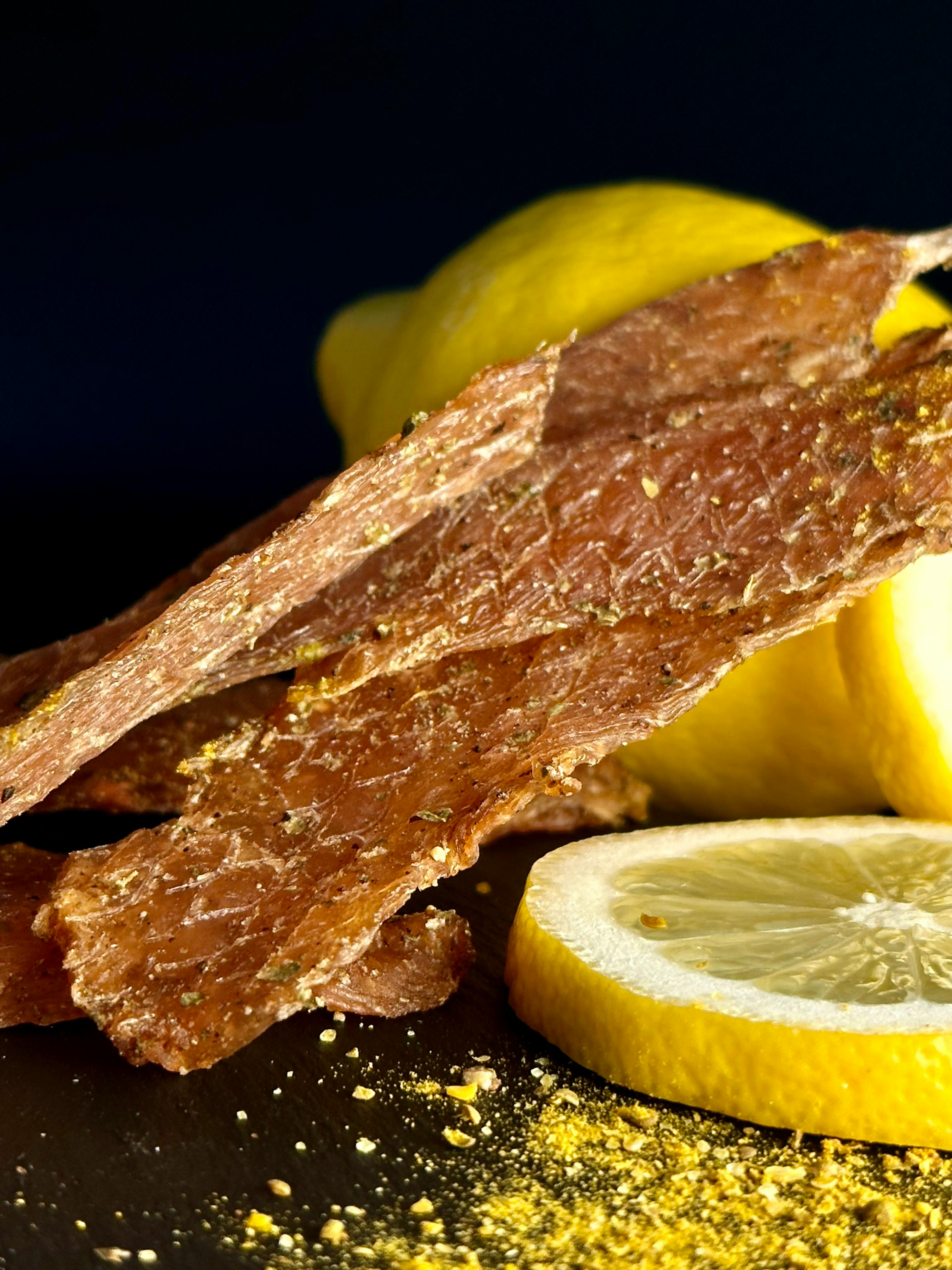Dried Fish Slices with Lemons · Free Stock Photo