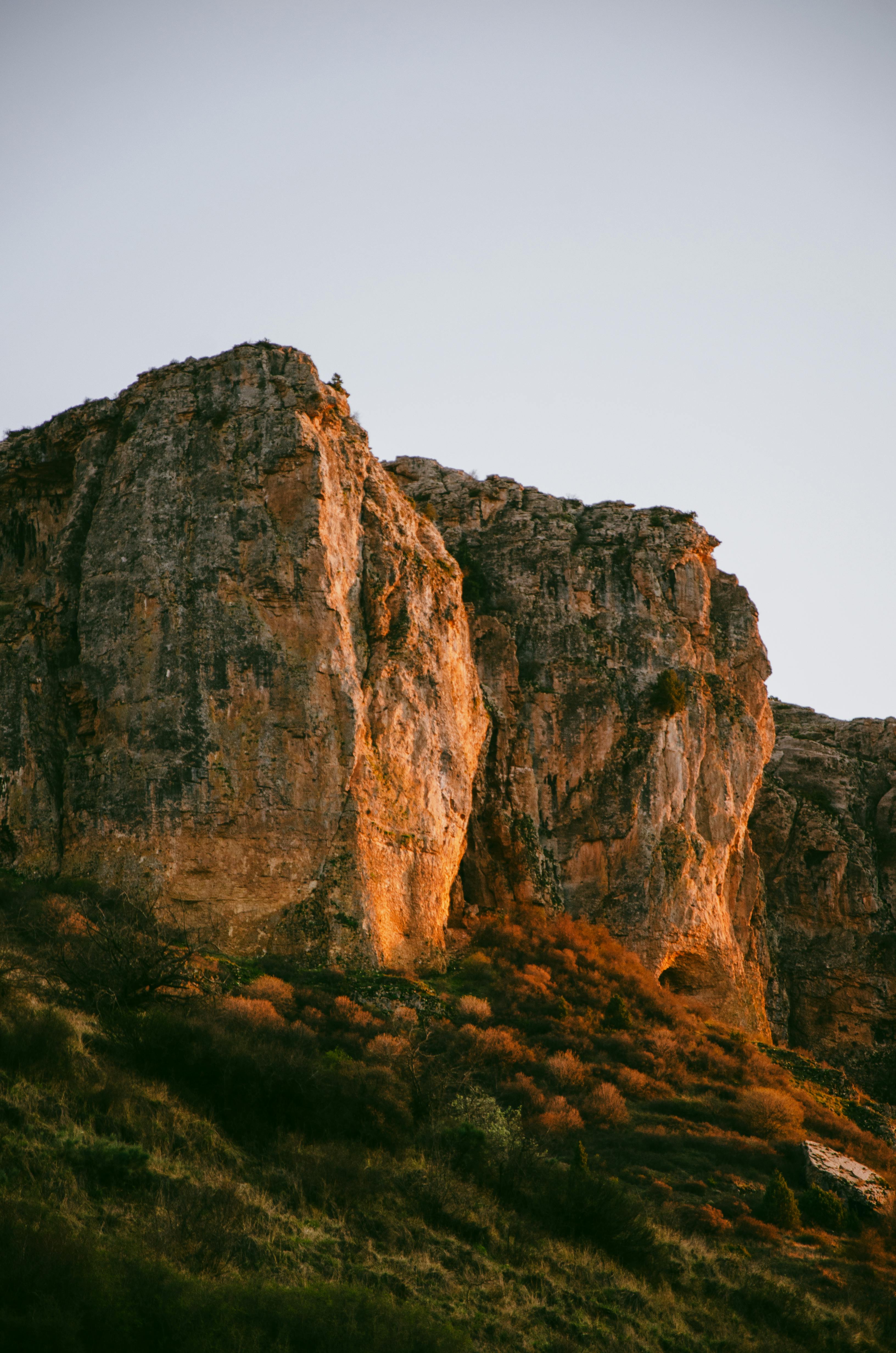 Scenic View of a Steep Mountain Cliff · Free Stock Photo