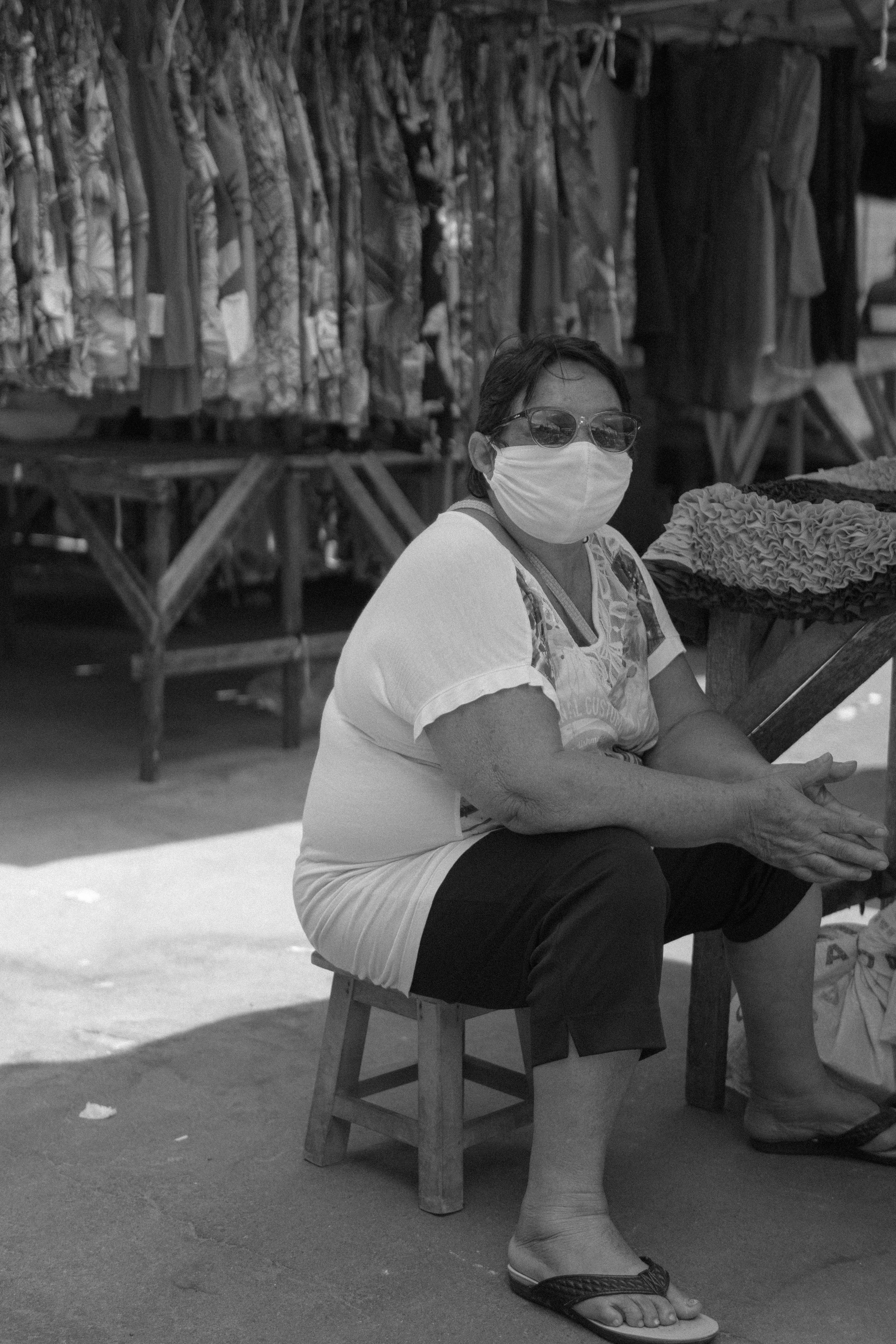Merchant in Face Mask · Free Stock Photo