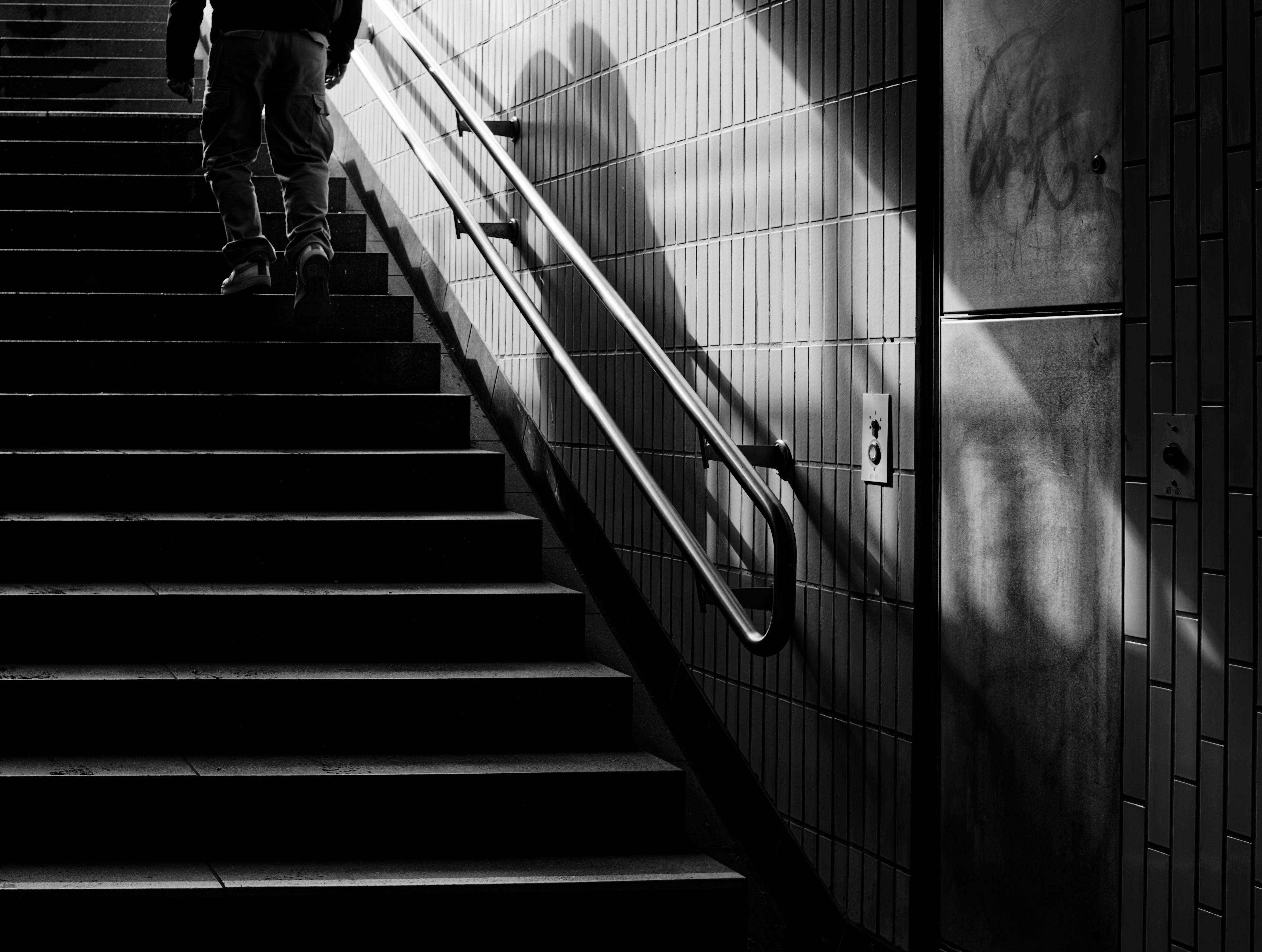 Man on Steps · Free Stock Photo