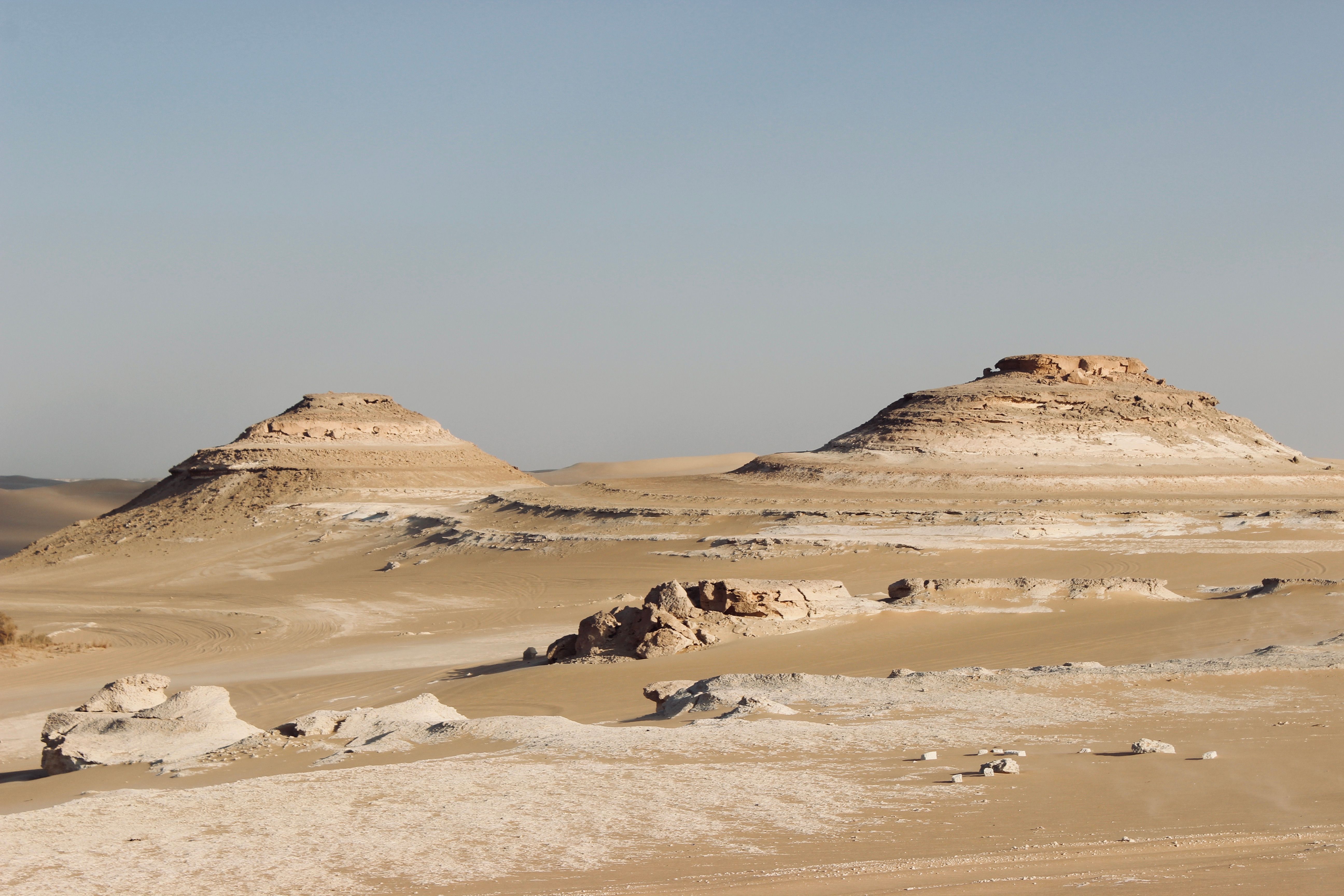 Arid Landscape with Rocks and Sand · Free Stock Photo