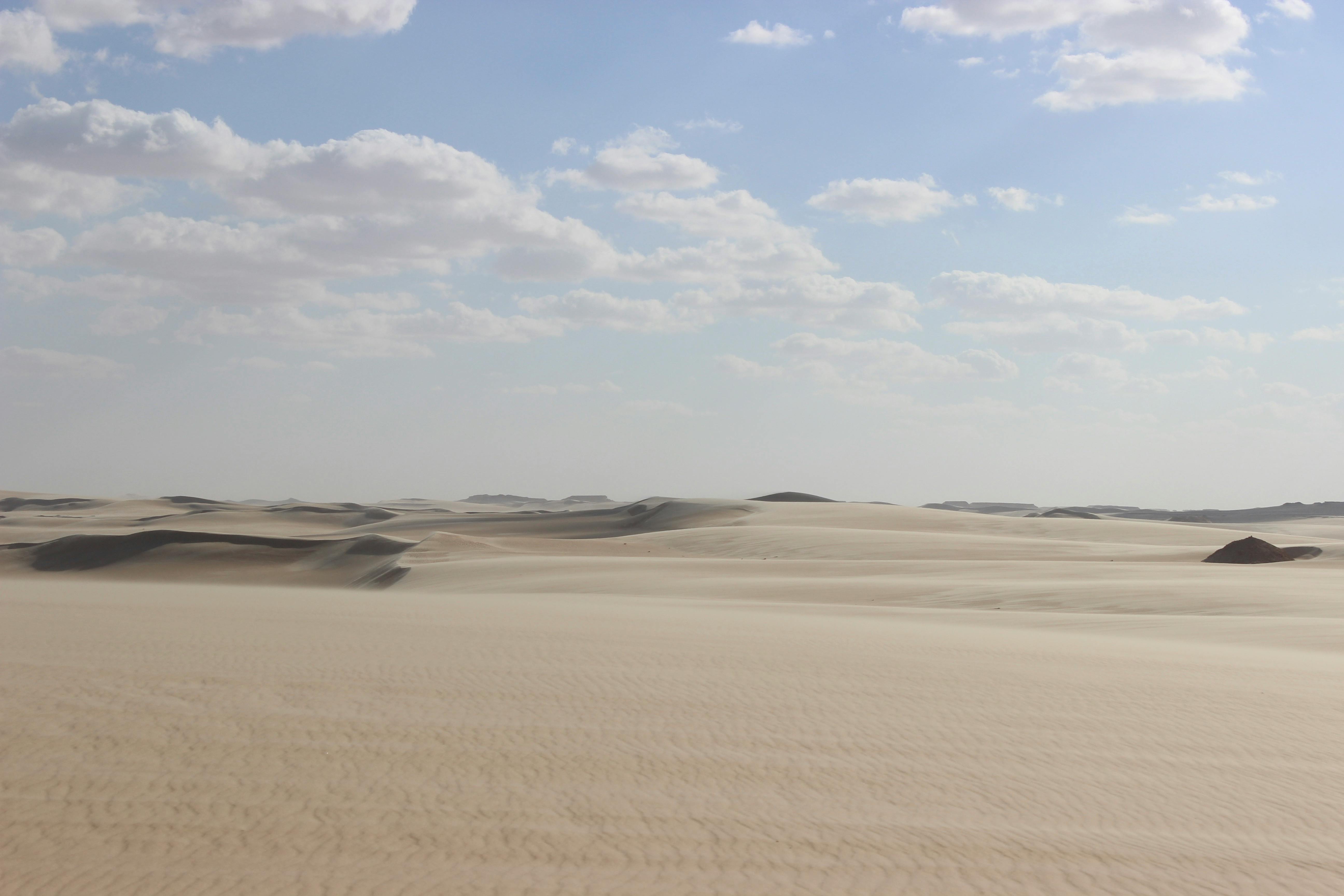Sandy Desert with Small Dunes · Free Stock Photo