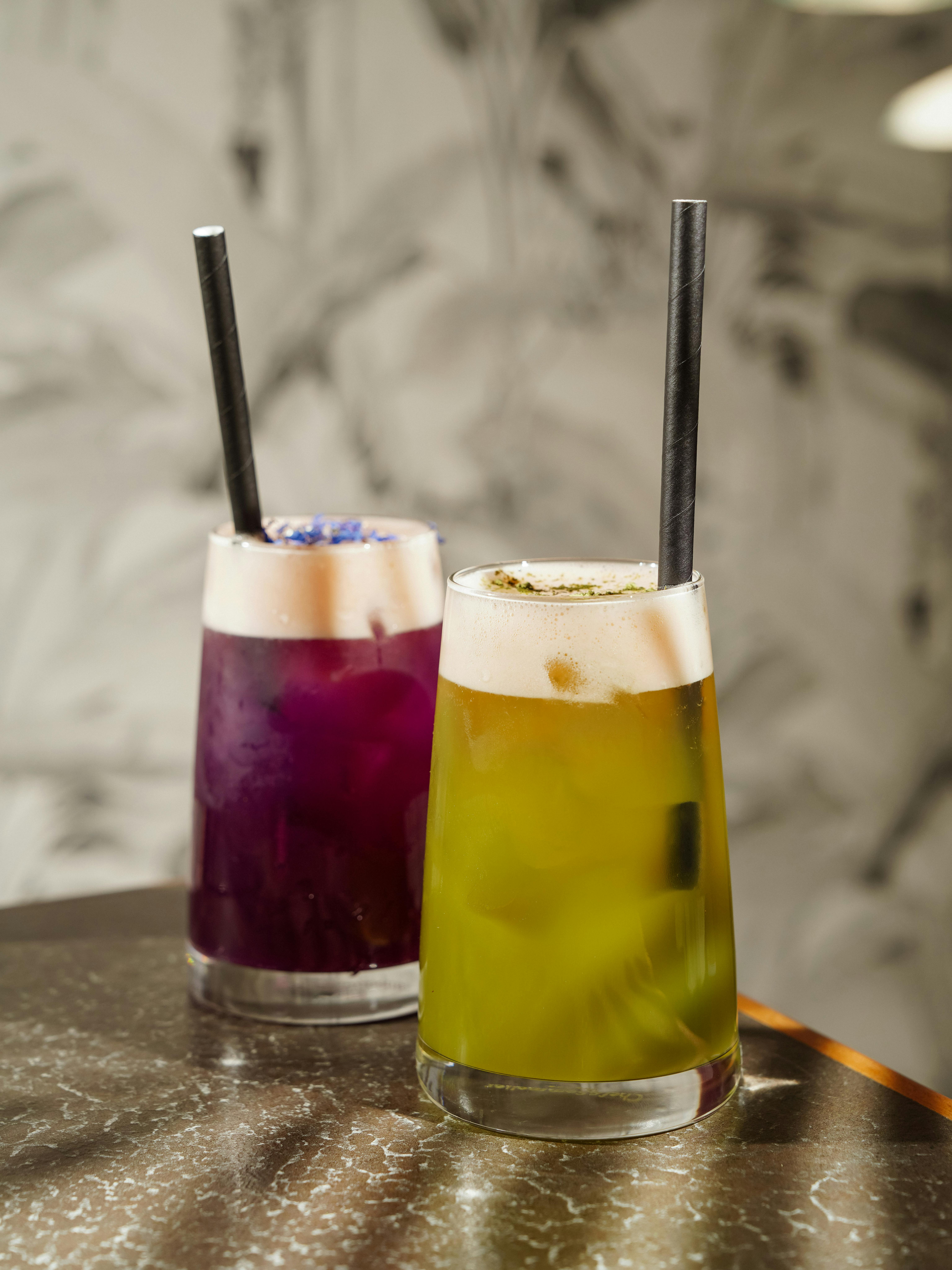 Colorful Cocktails with Straws · Free Stock Photo