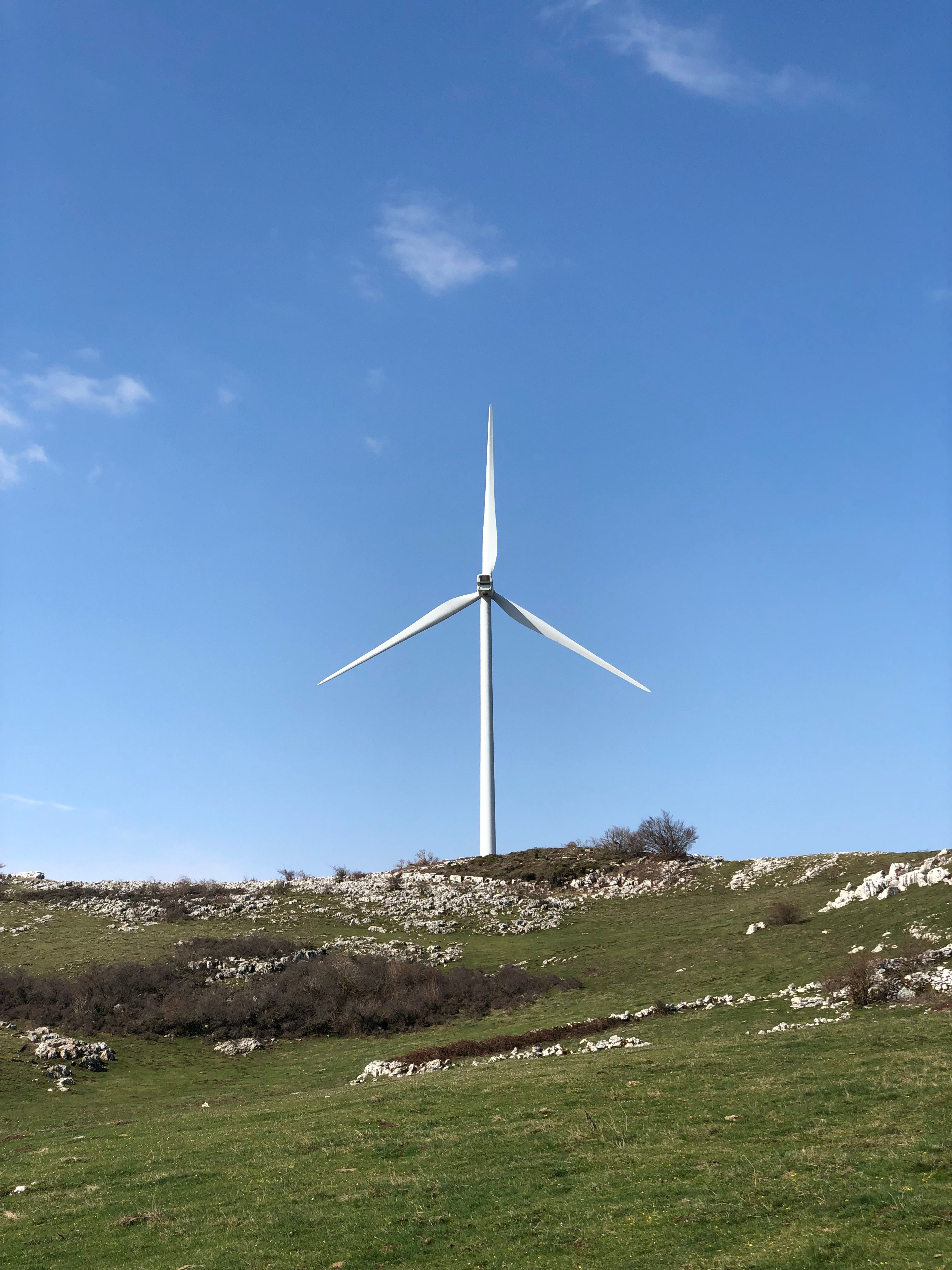 Gray Metal Wind Turbine · Free Stock Photo