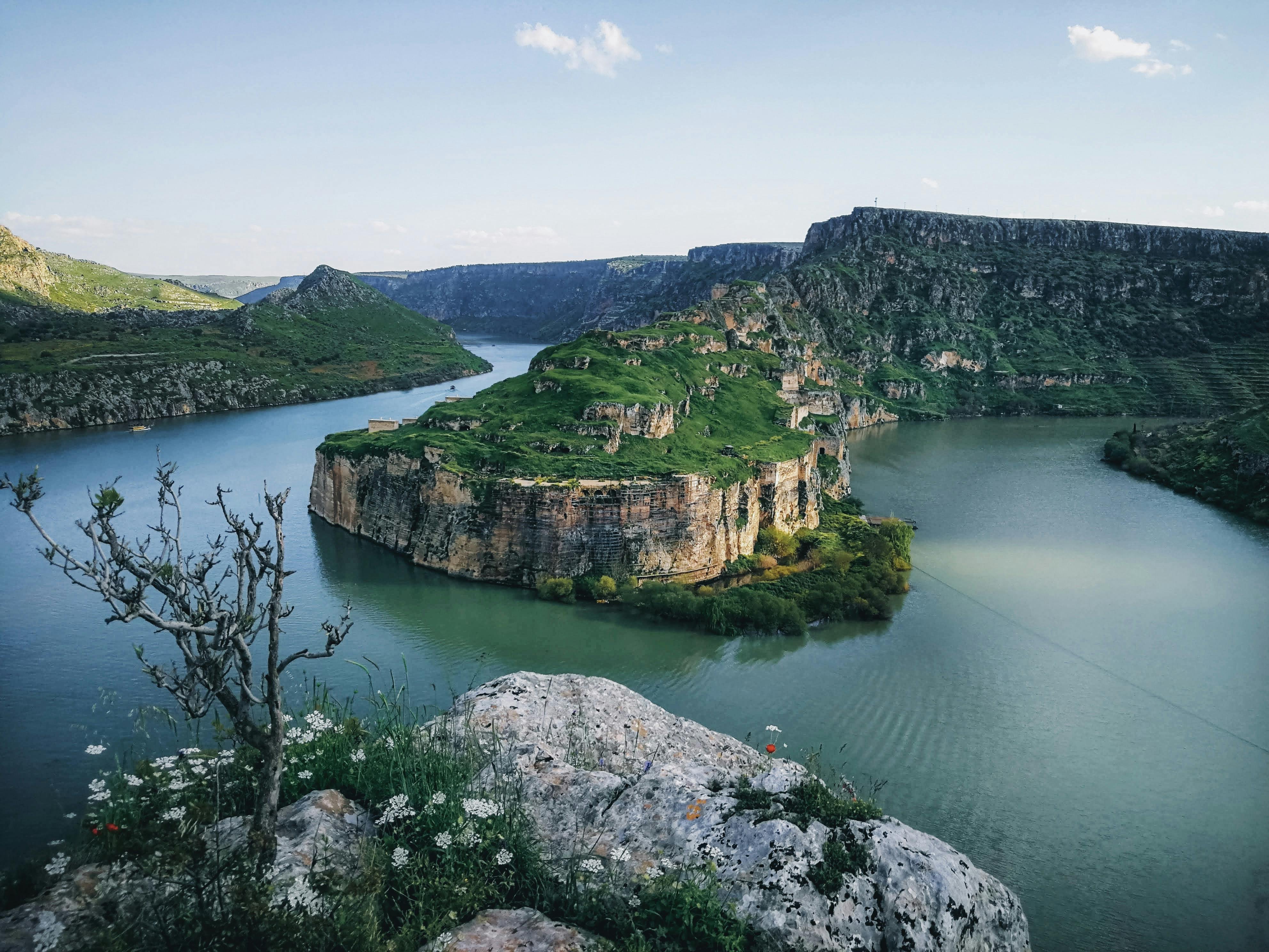 Aerial View of Rumkale, Gaziantep, Turkey · Free Stock Photo
