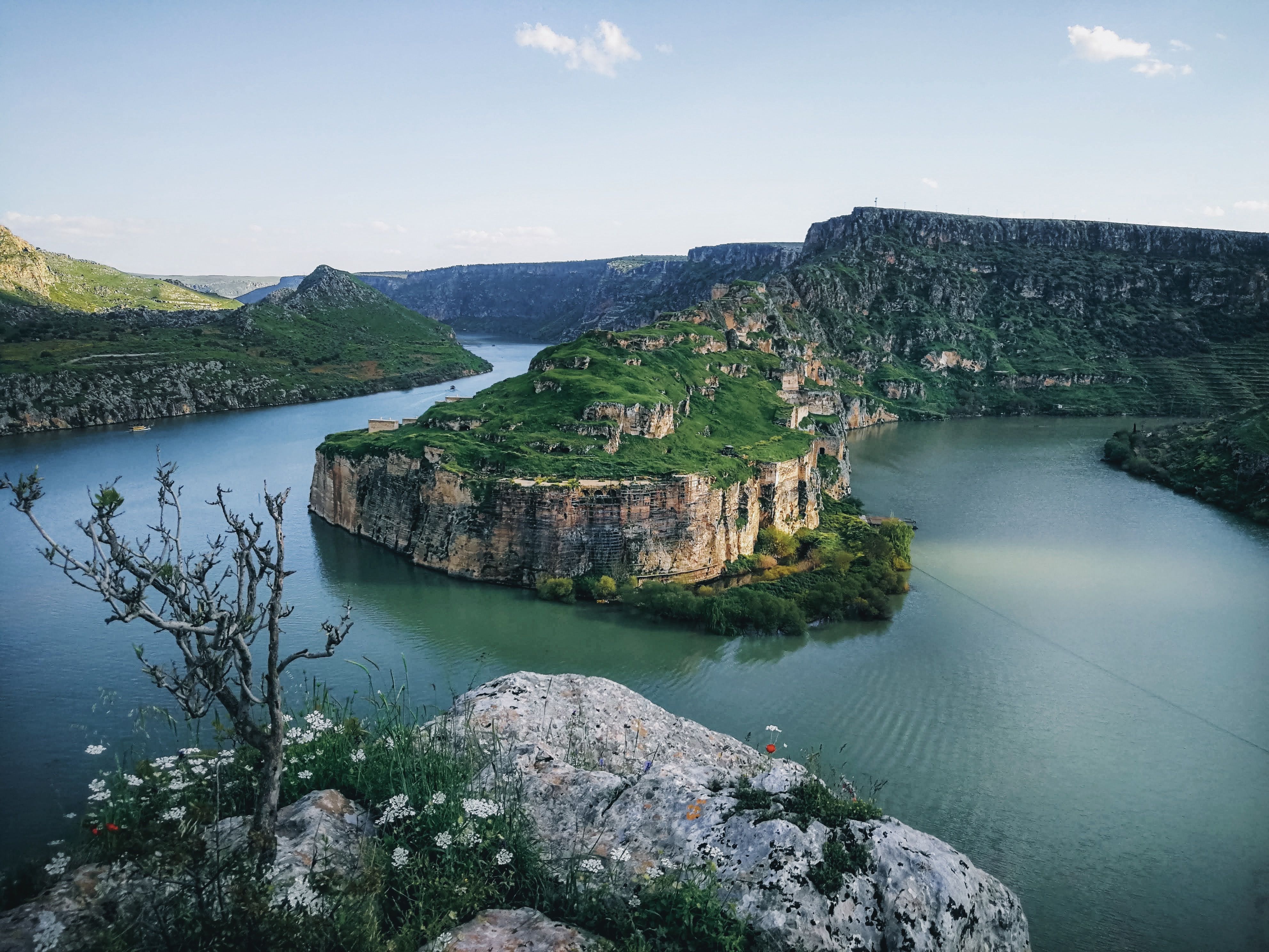 Aerial View of Rumkale, Gaziantep, Turkey · Free Stock Photo