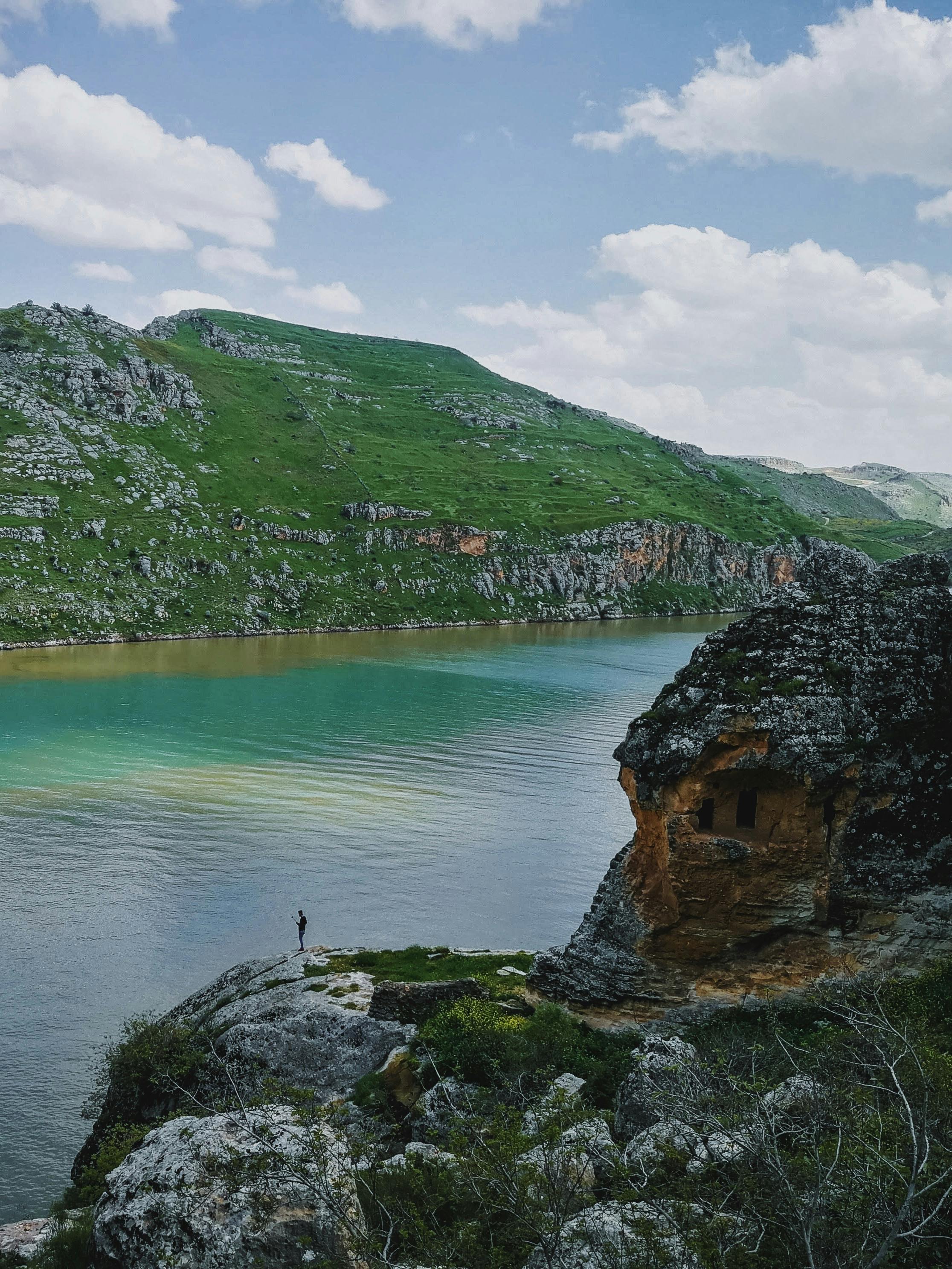 Landscape of Cliffs on Both Sides of a River · Free Stock Photo