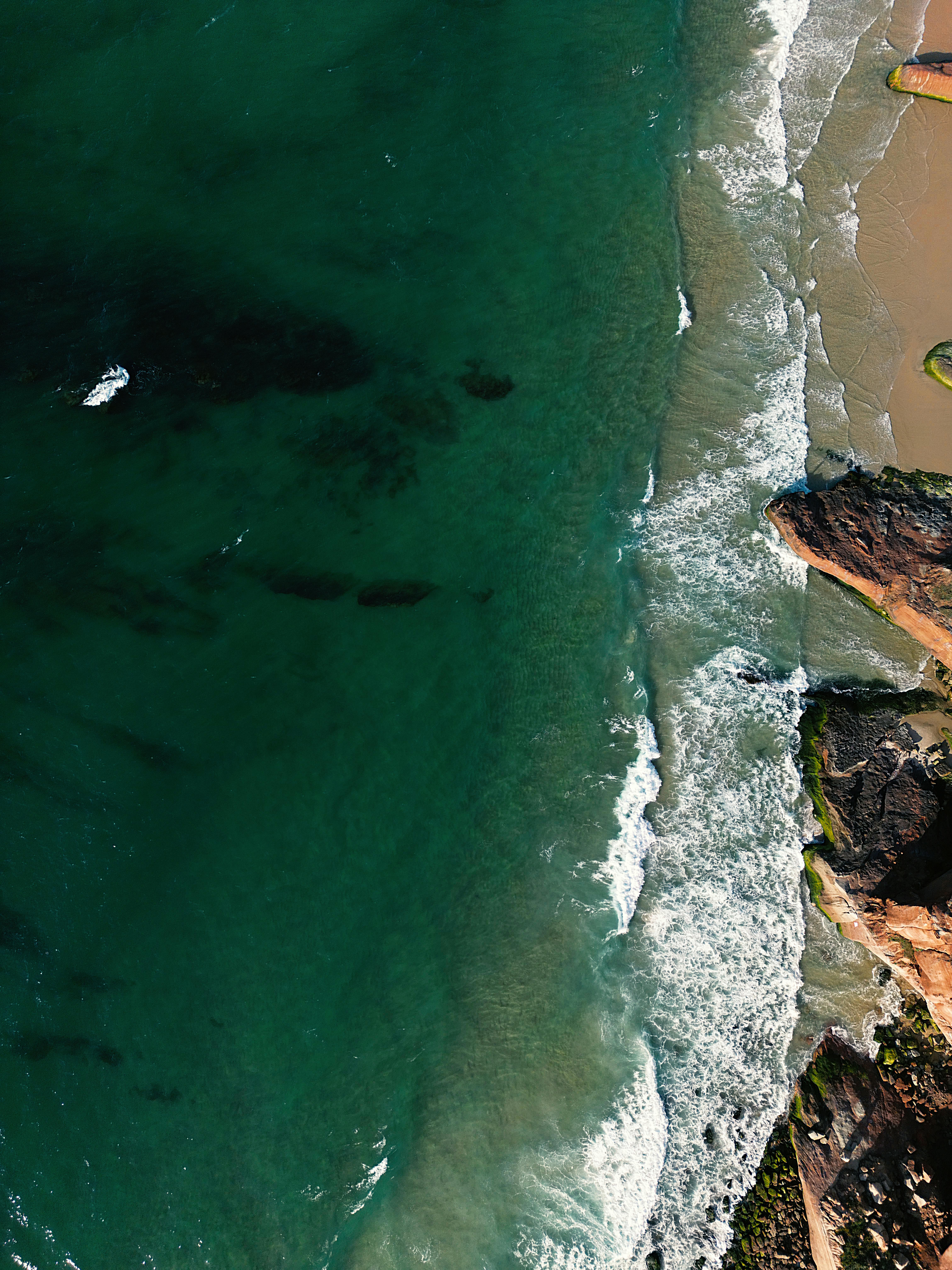 Birds Eye View of Sea Shore · Free Stock Photo