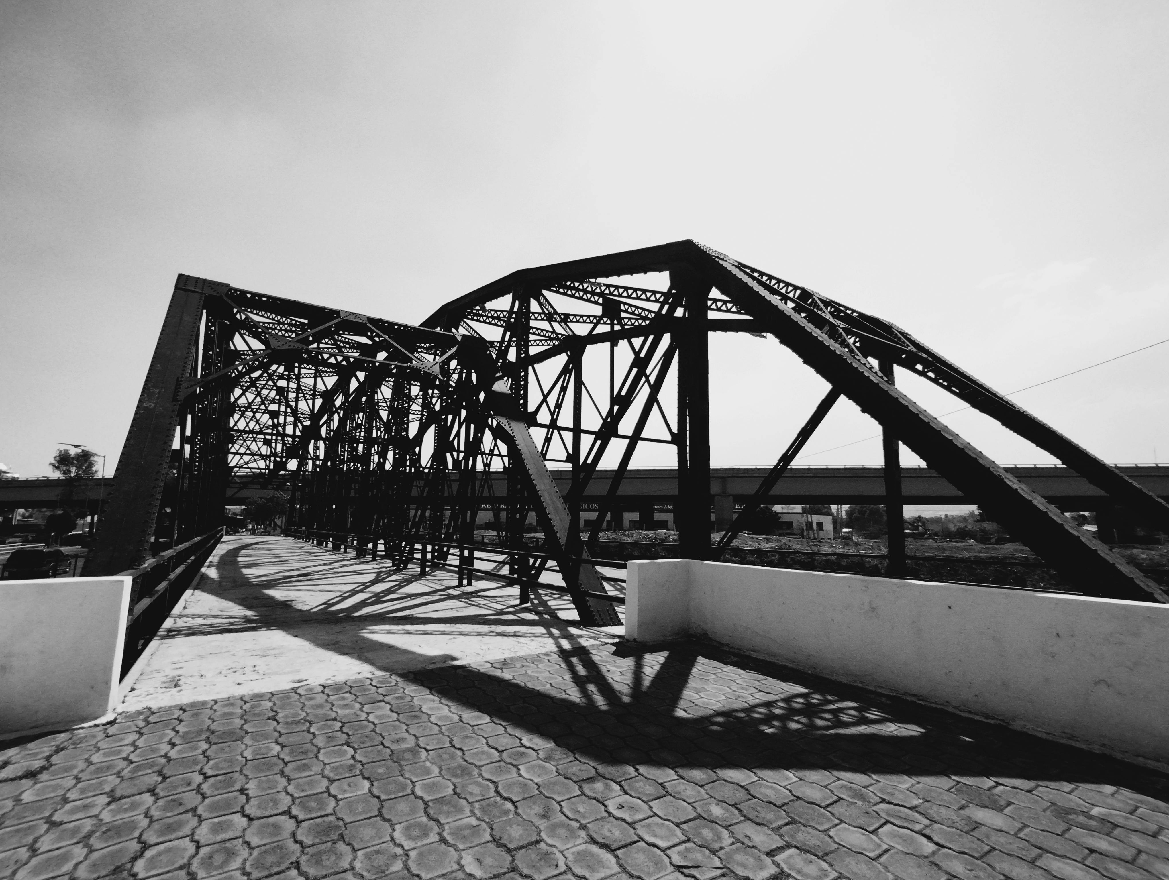 Steel Bridge with Train Tracks · Free Stock Photo