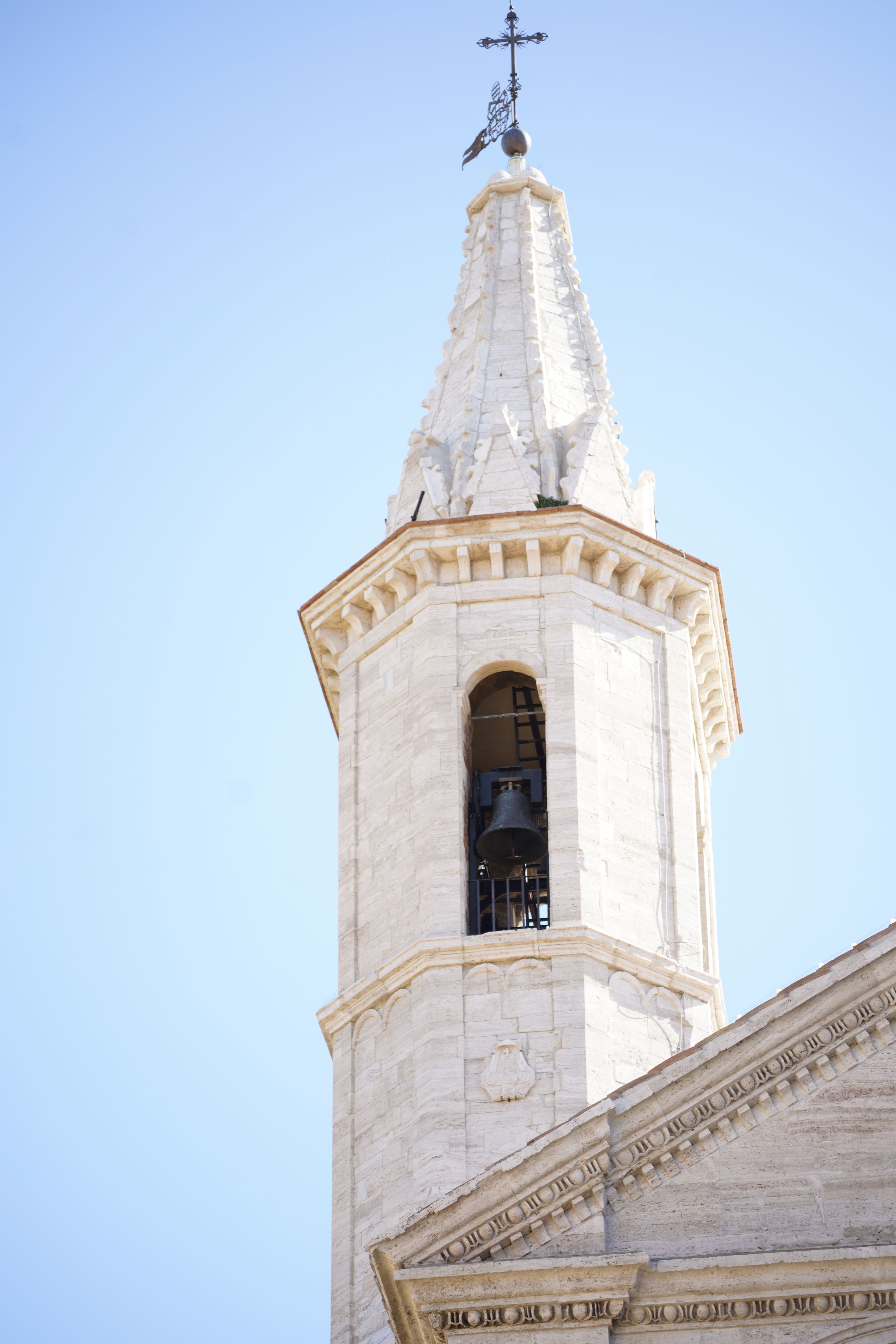 Belfry Tower of a Medieval Church · Free Stock Photo