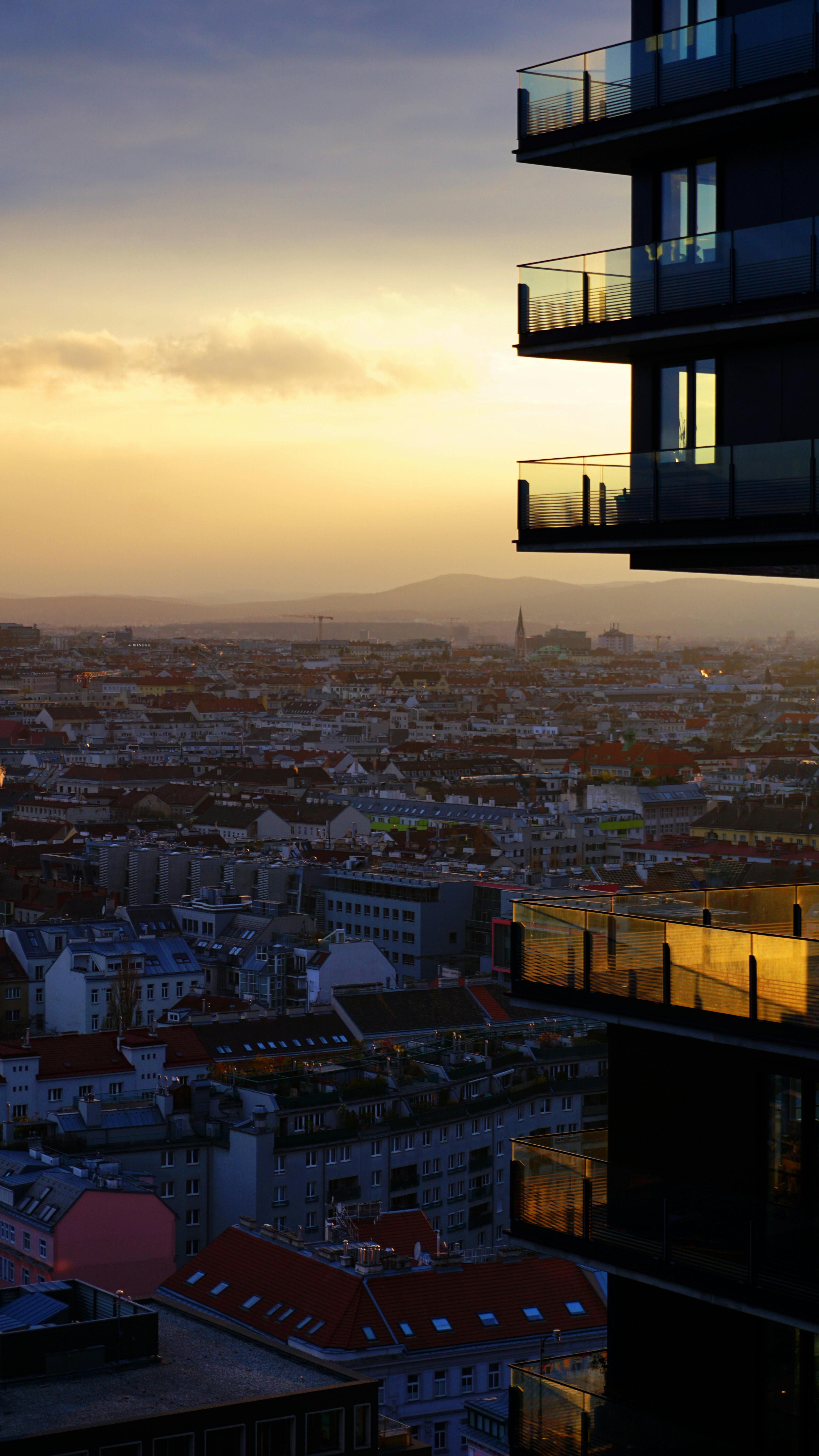 Sunset Buildings Photos, Download The BEST Free Sunset Buildings Stock ...