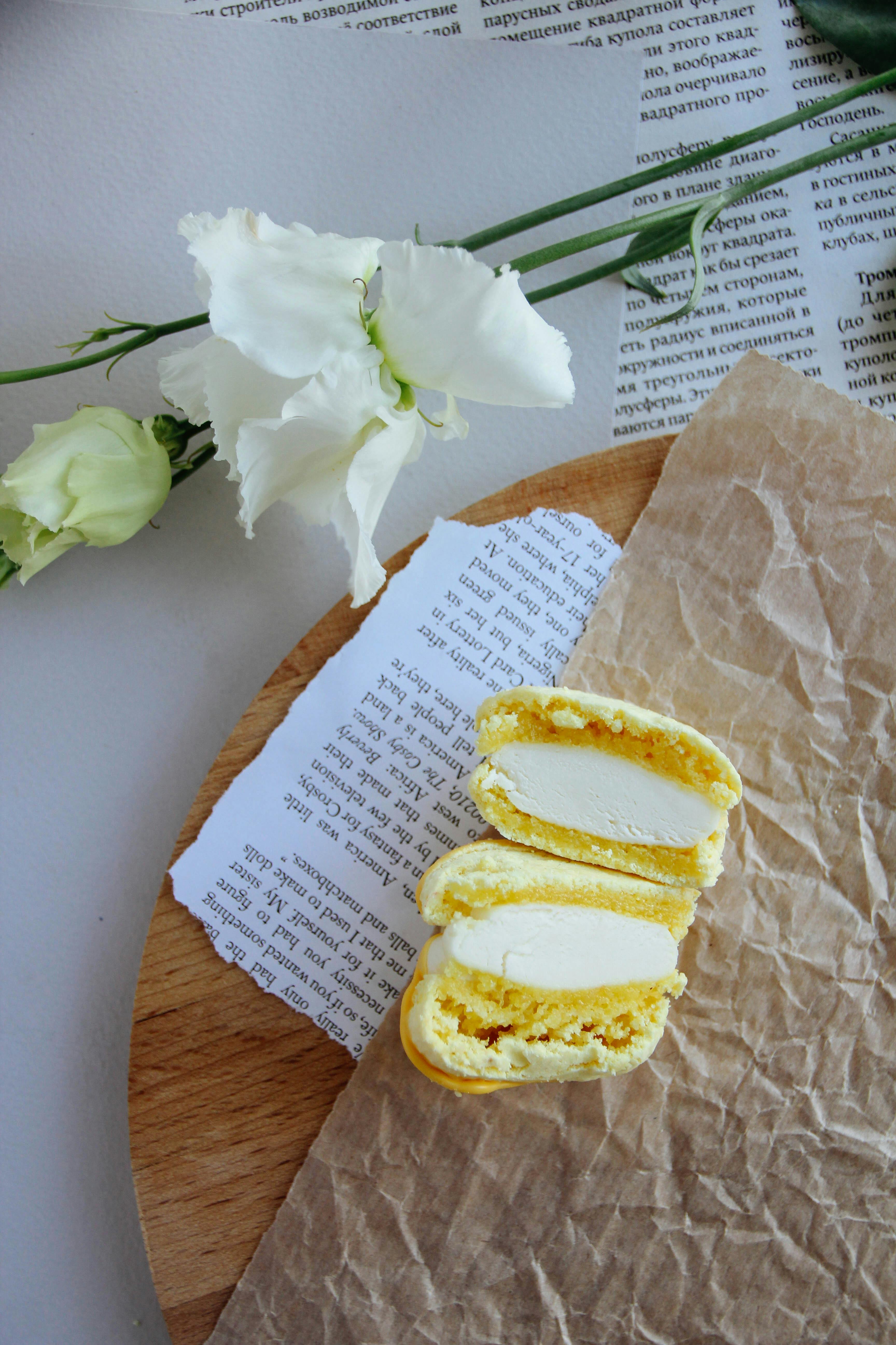 Close up of Mochi on Paper · Free Stock Photo