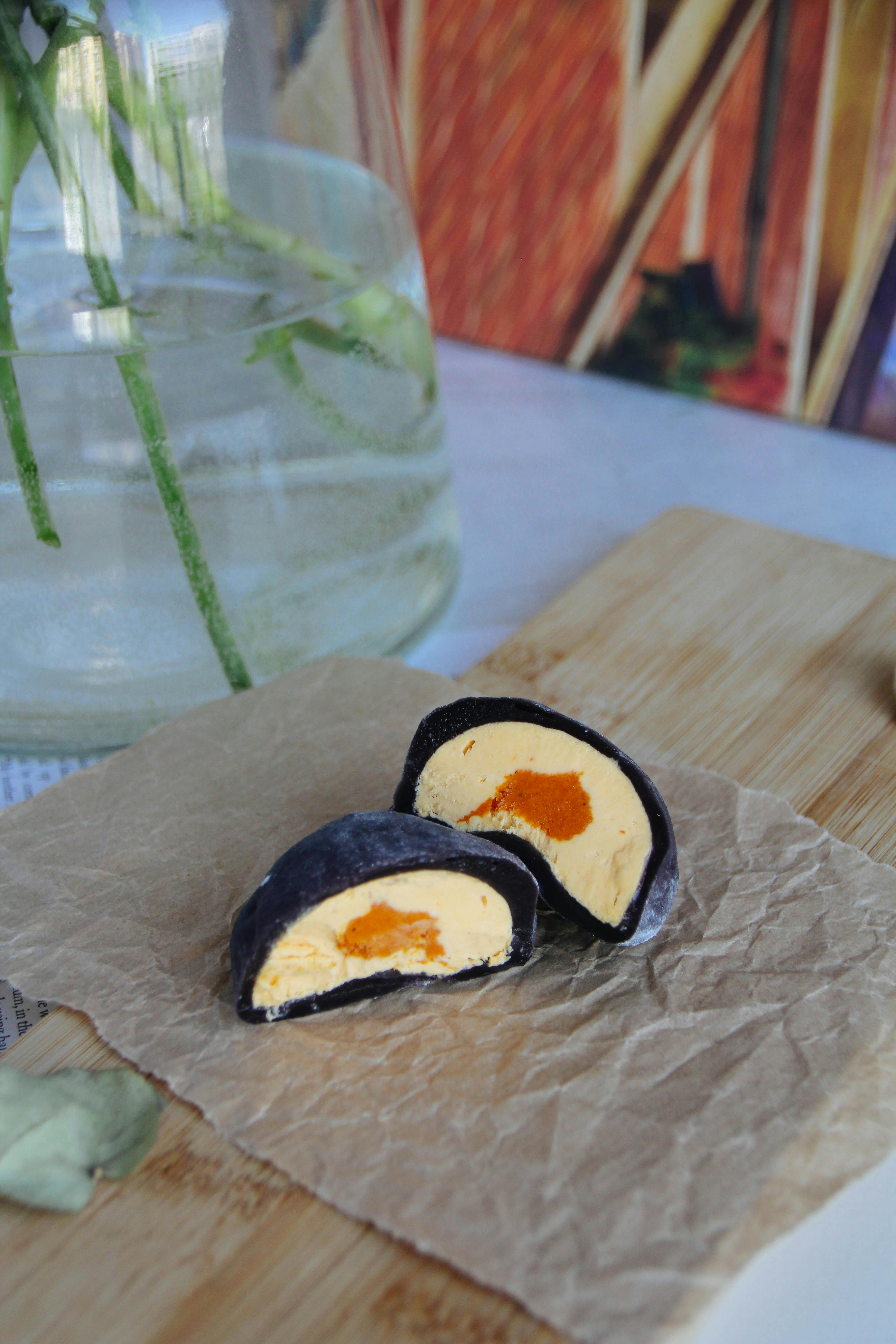 Close up of Mochi on Paper · Free Stock Photo