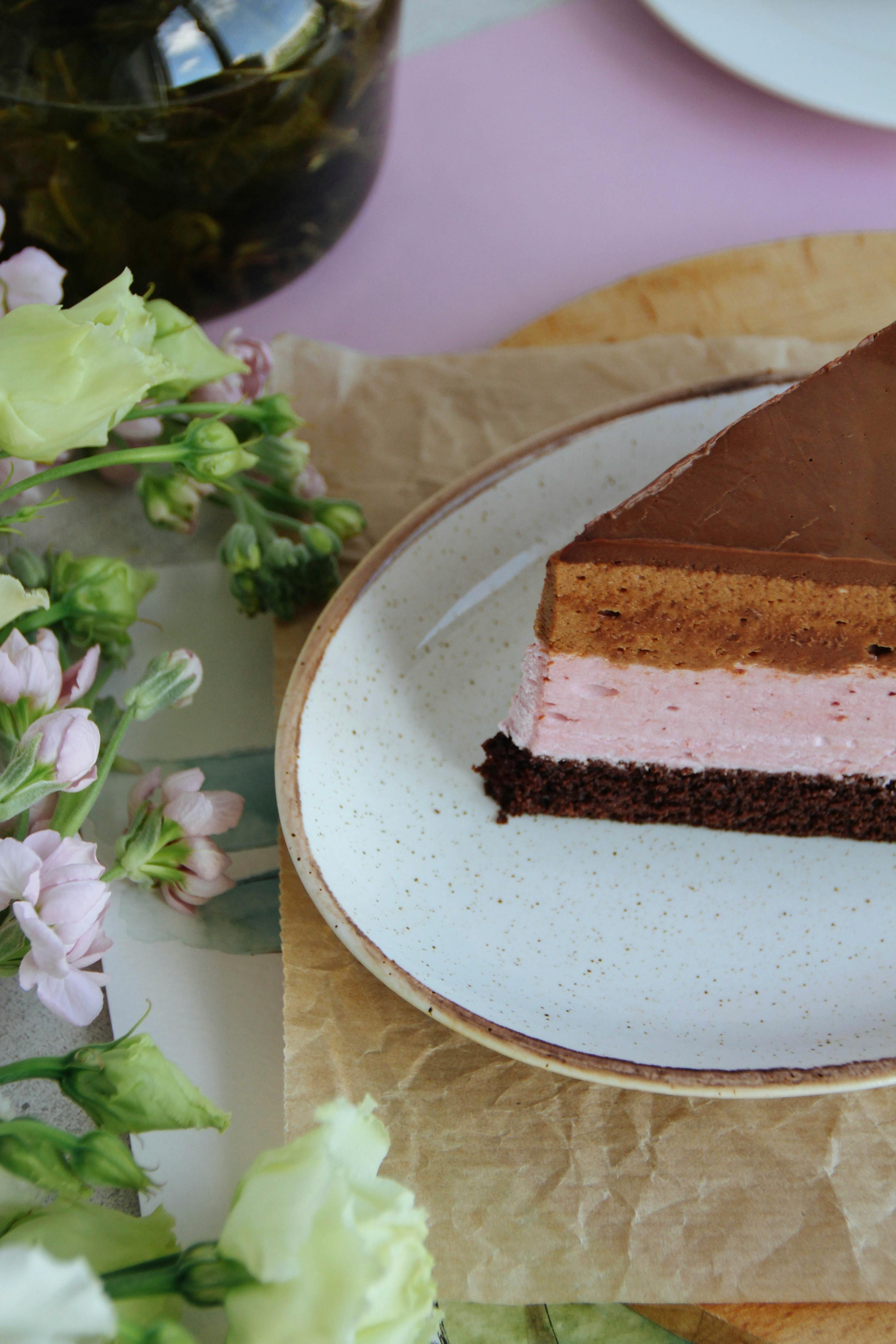 A Birthday Cake on a Plate · Free Stock Photo