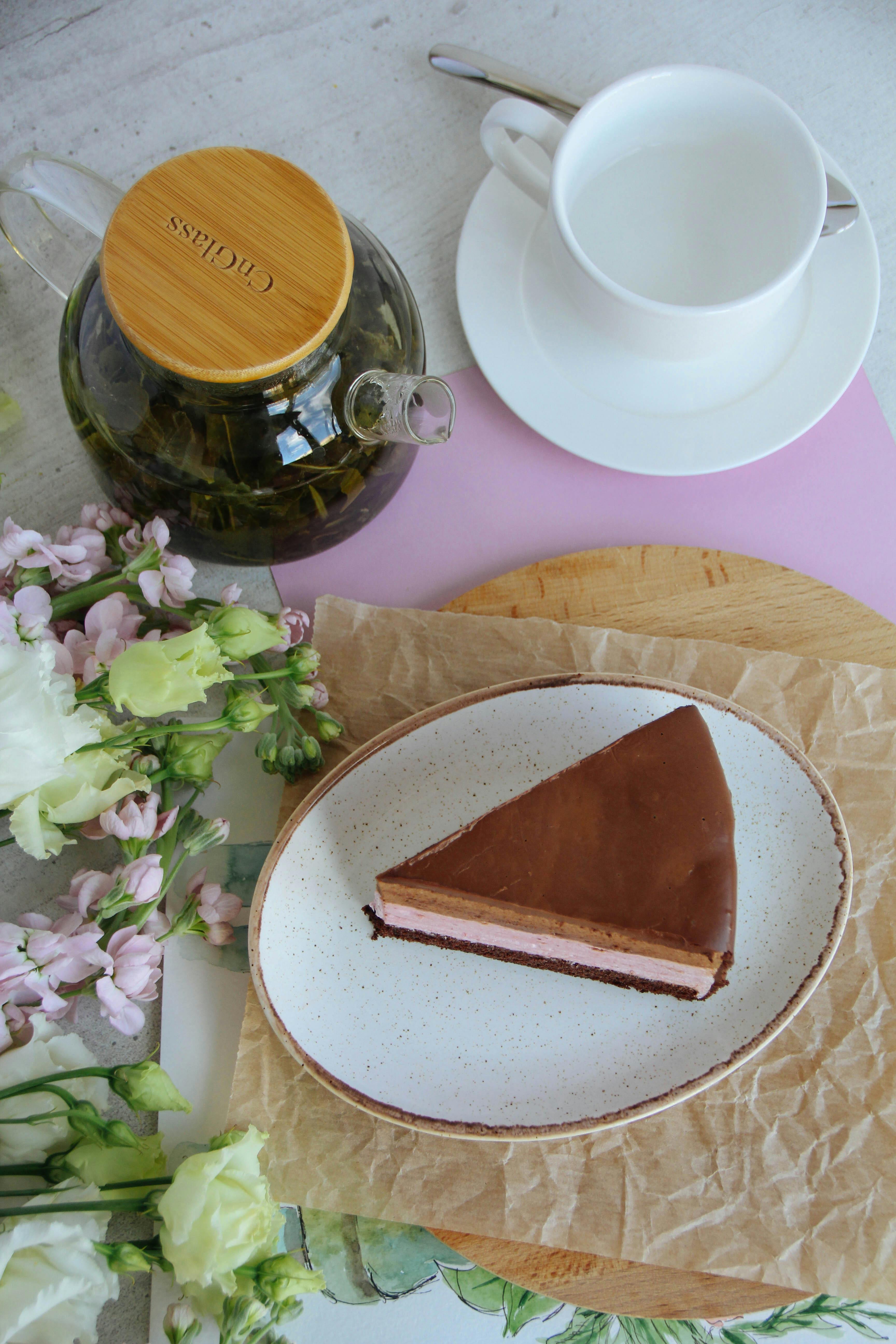 Chocolate Cake and Pitcher · Free Stock Photo