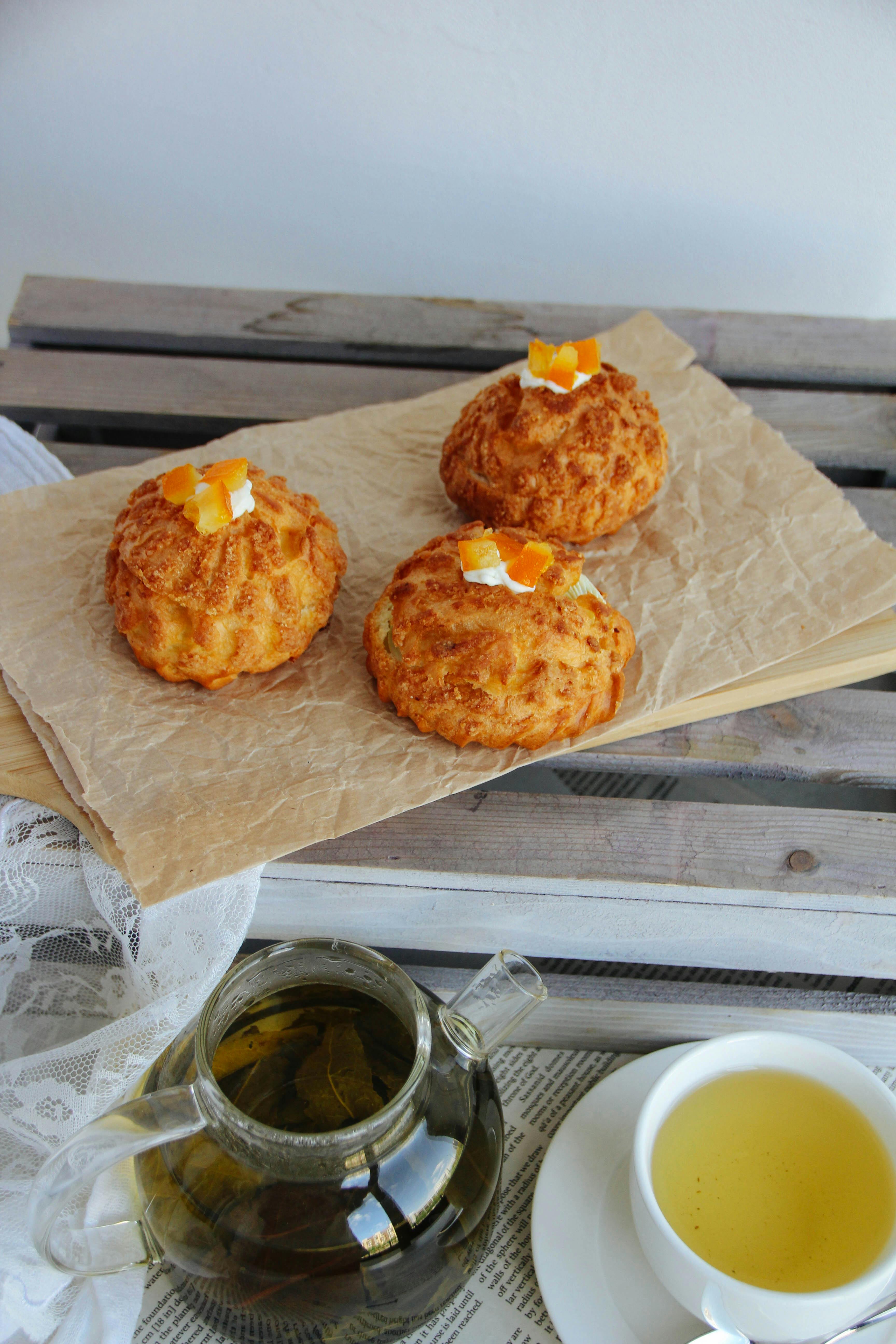 Cakes, Pitcher and Cup · Free Stock Photo