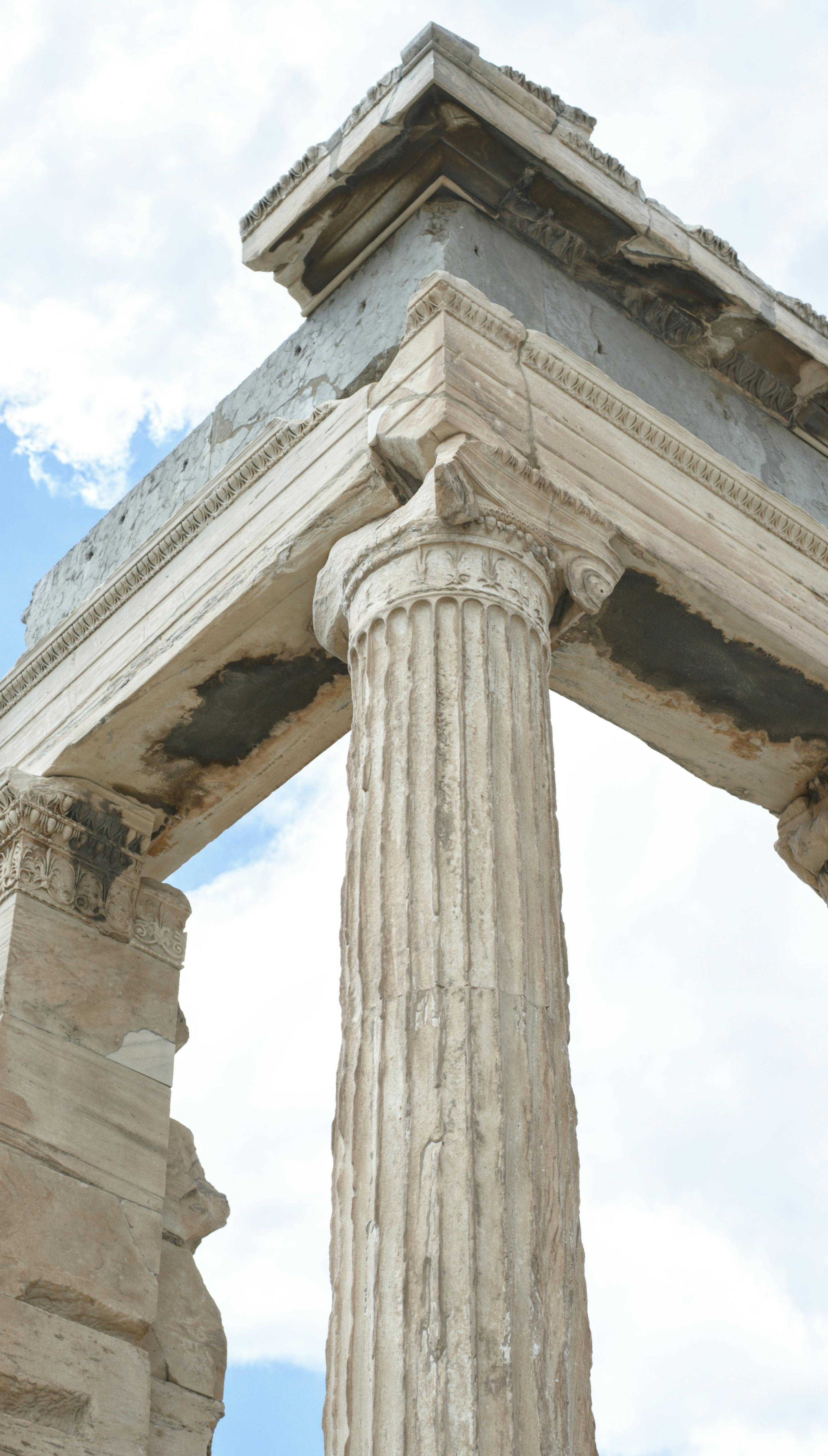 Corner of Ancient Colonnade · Free Stock Photo