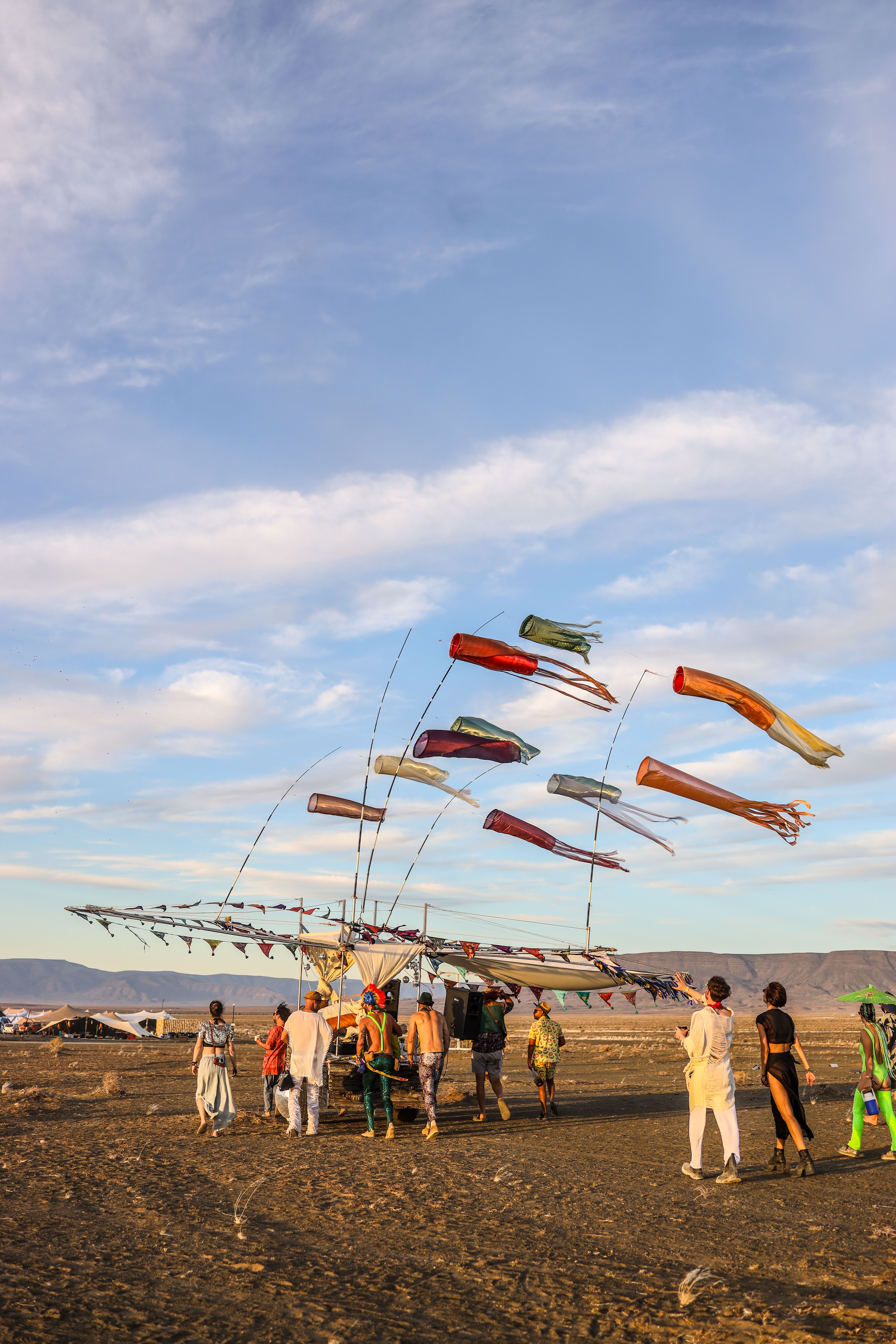 People Walking on a Field at a Kite Festival · Free Stock Photo