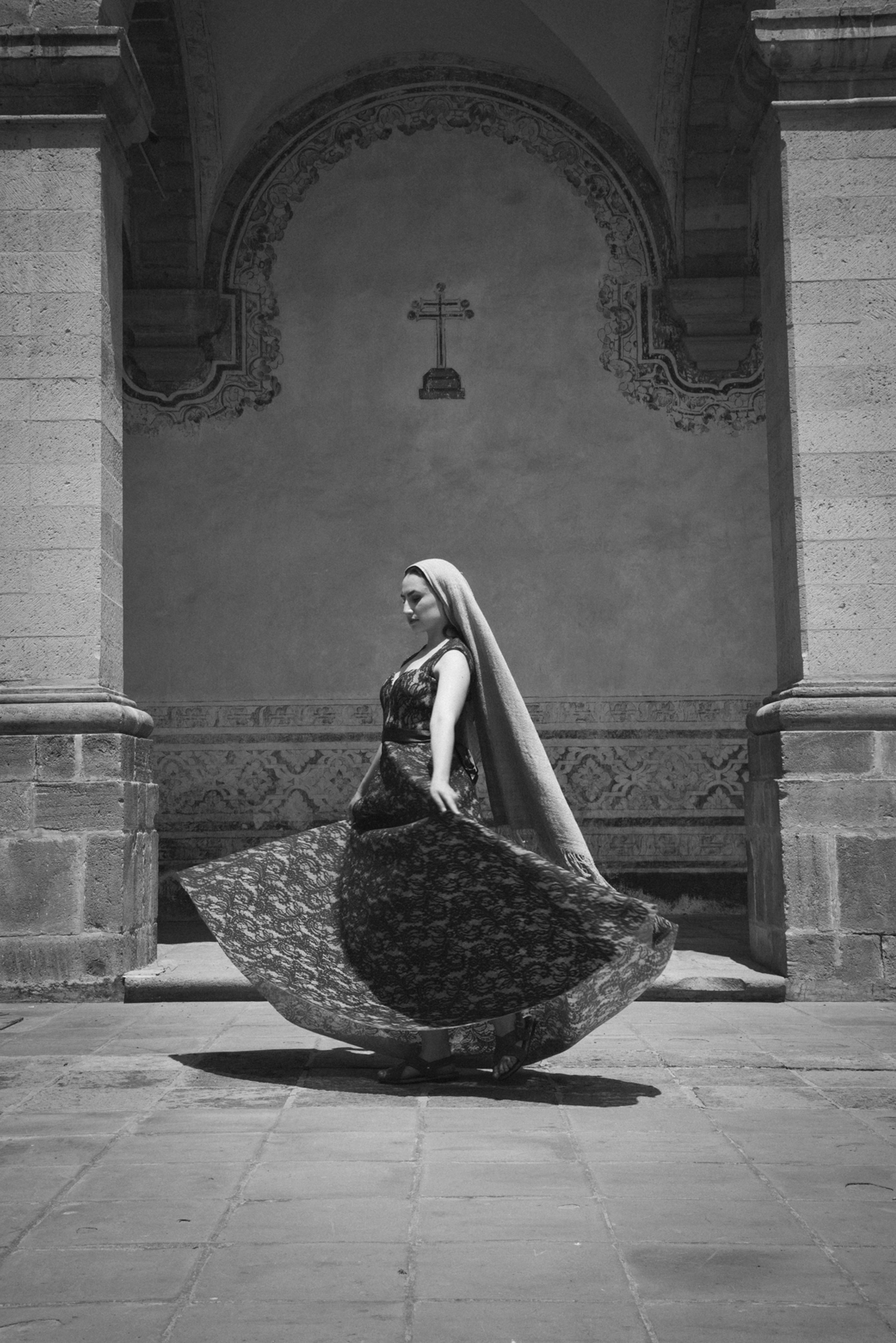 Woman Posing in Traditional Dress · Free Stock Photo