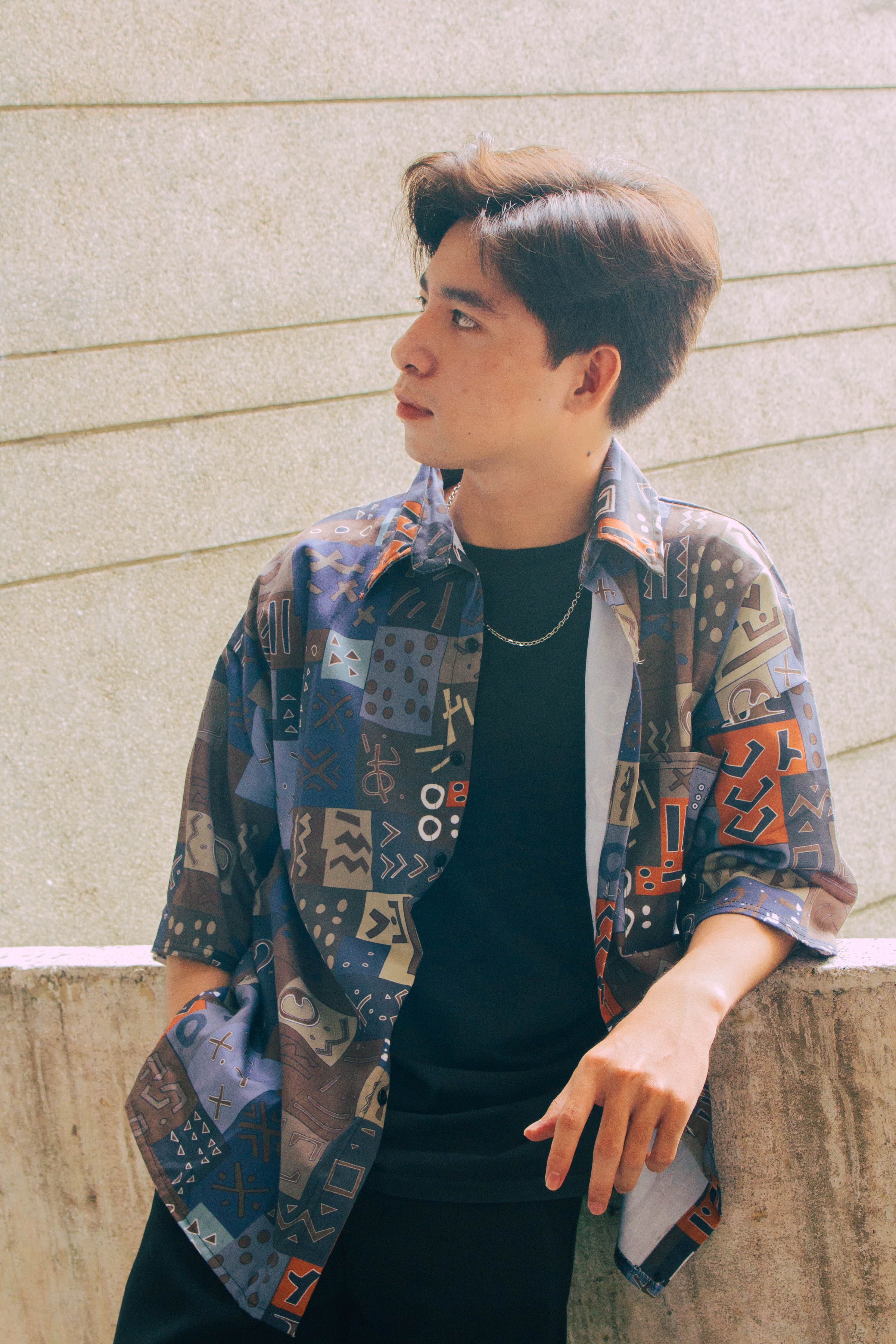 Man Posing in Shirt · Free Stock Photo