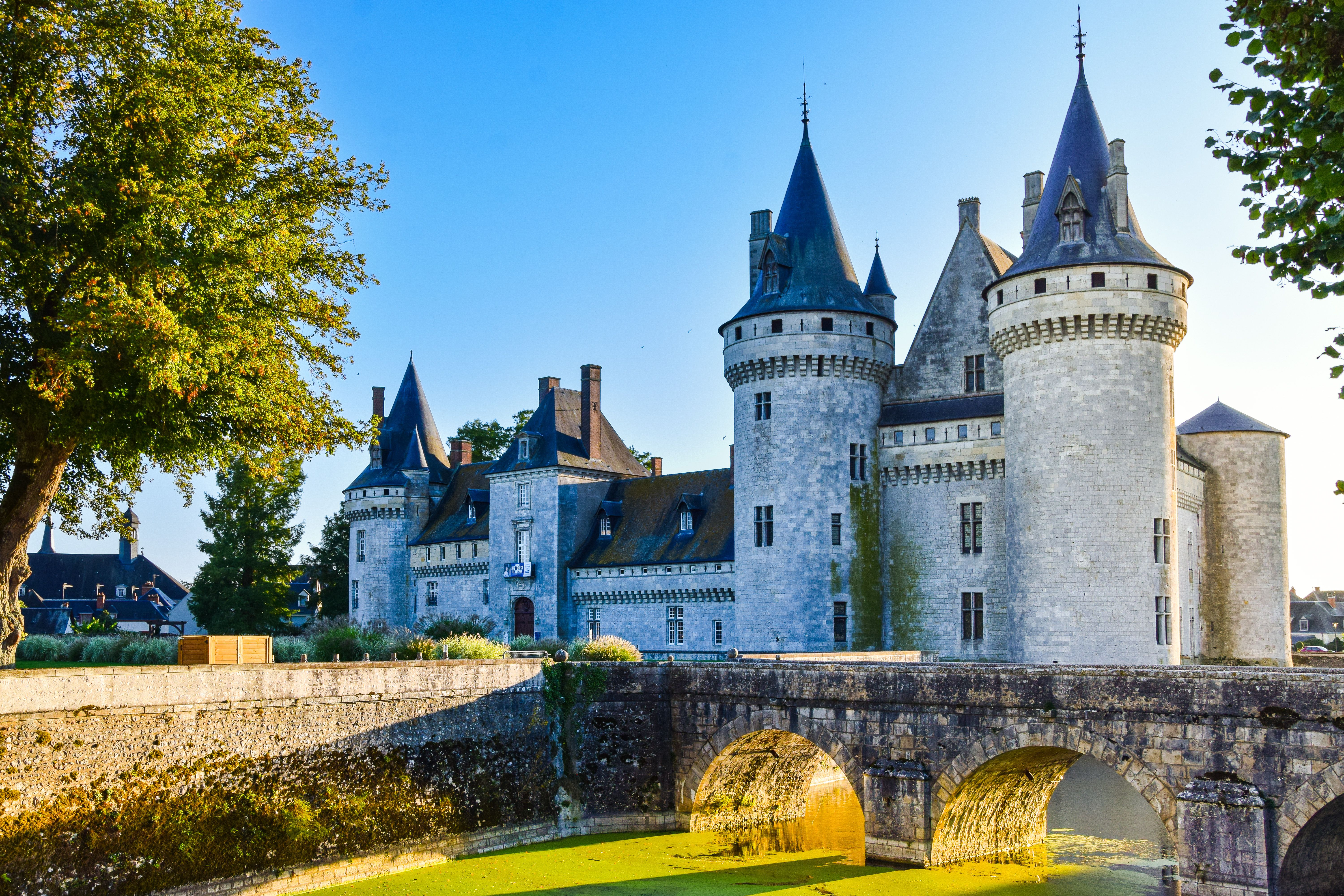 Castle over River · Free Stock Photo