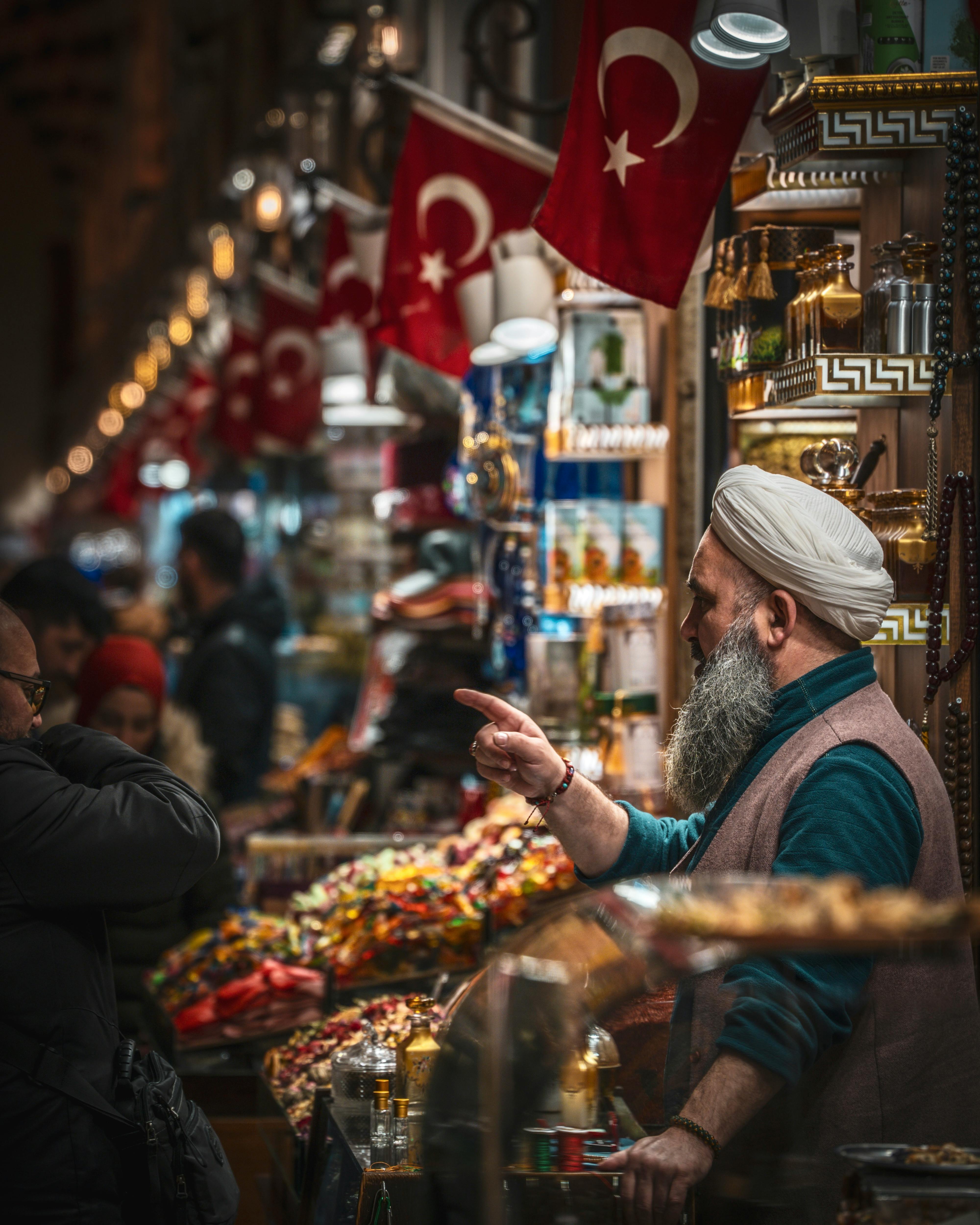 Man Holding Turkish Flag · Free Stock Photo