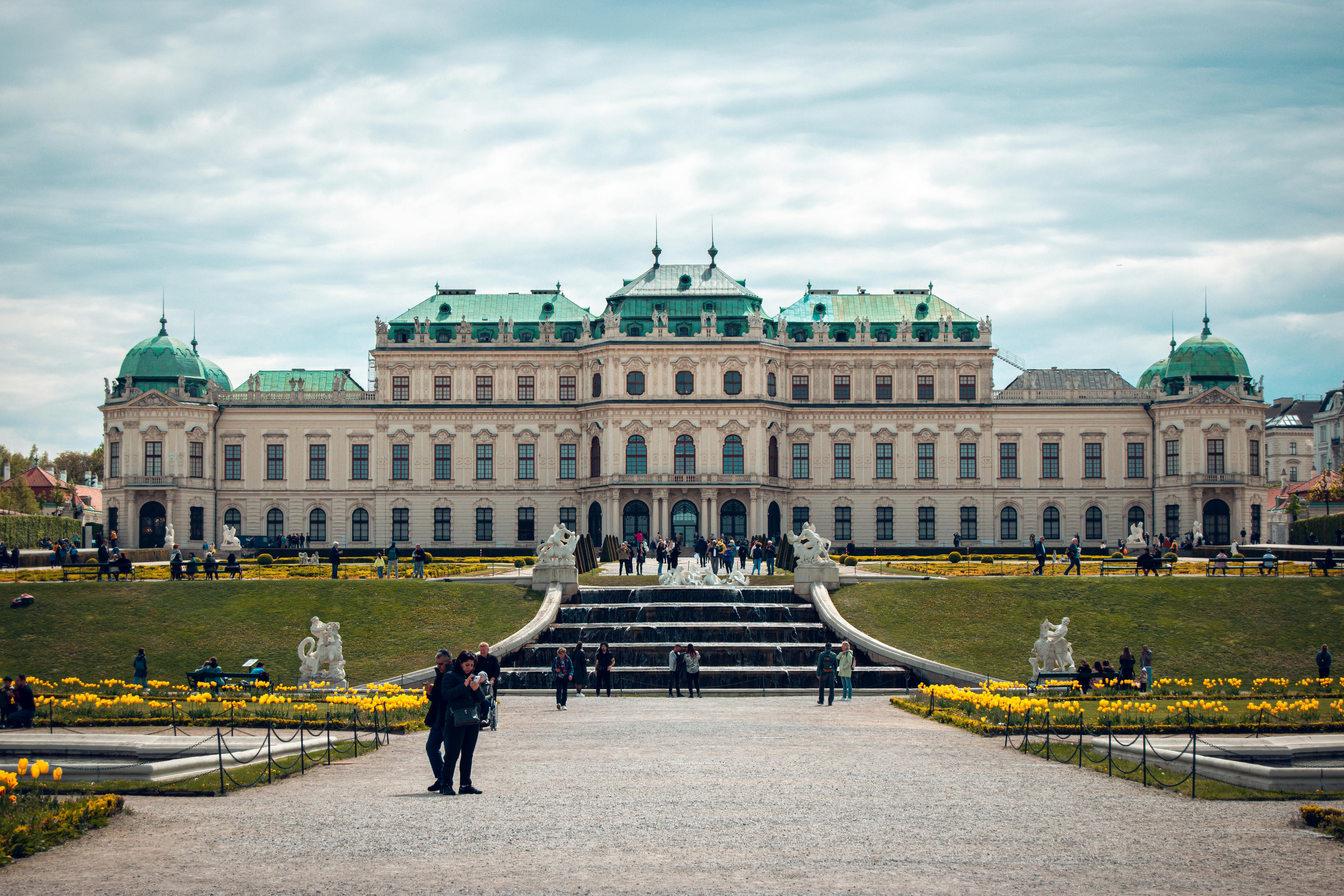 Steps in front of the Austrian Gallery Belvedere in Vienna · Free Stock ...
