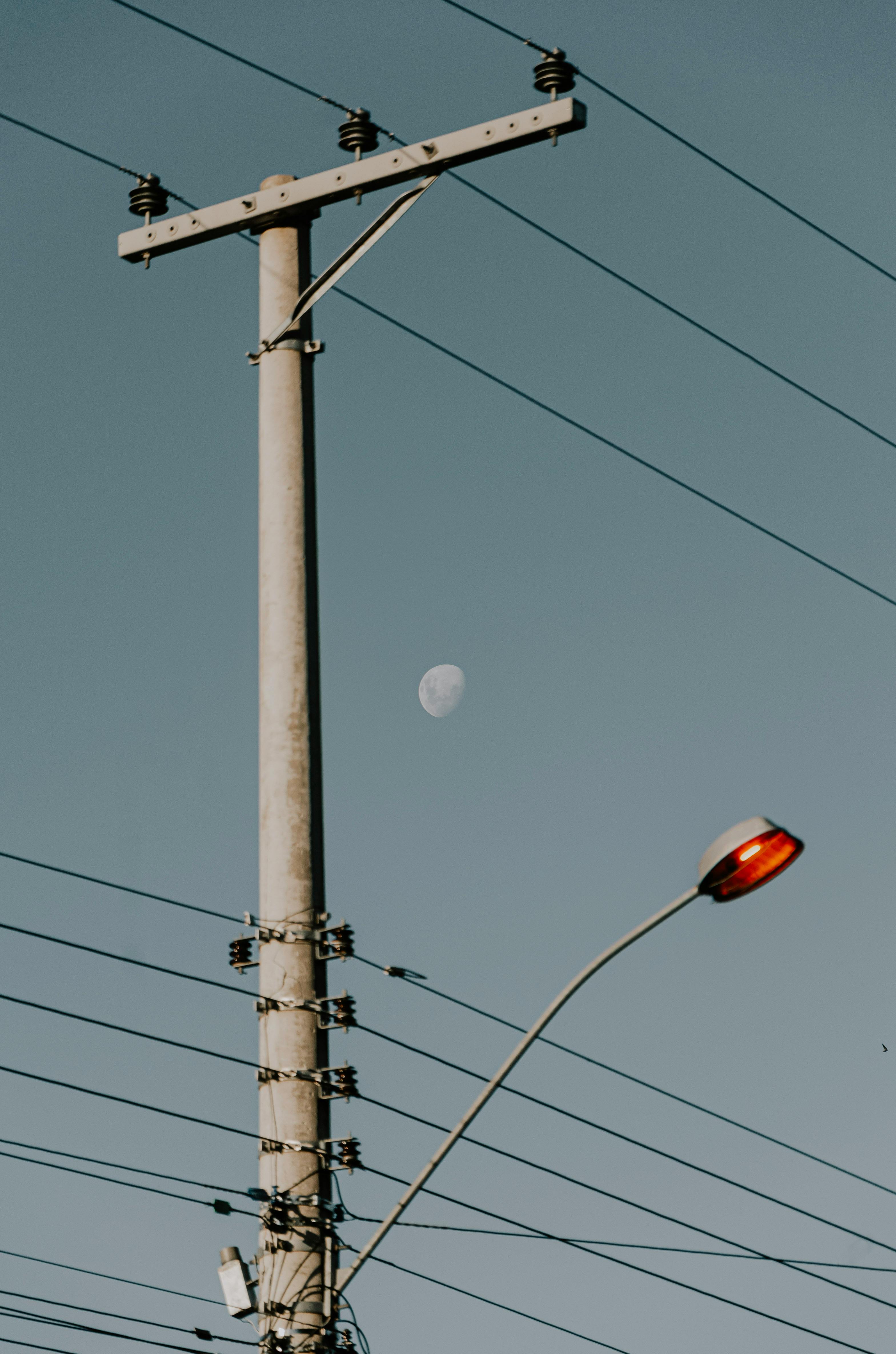 Low Angle Photography of Utility Pole · Free Stock Photo