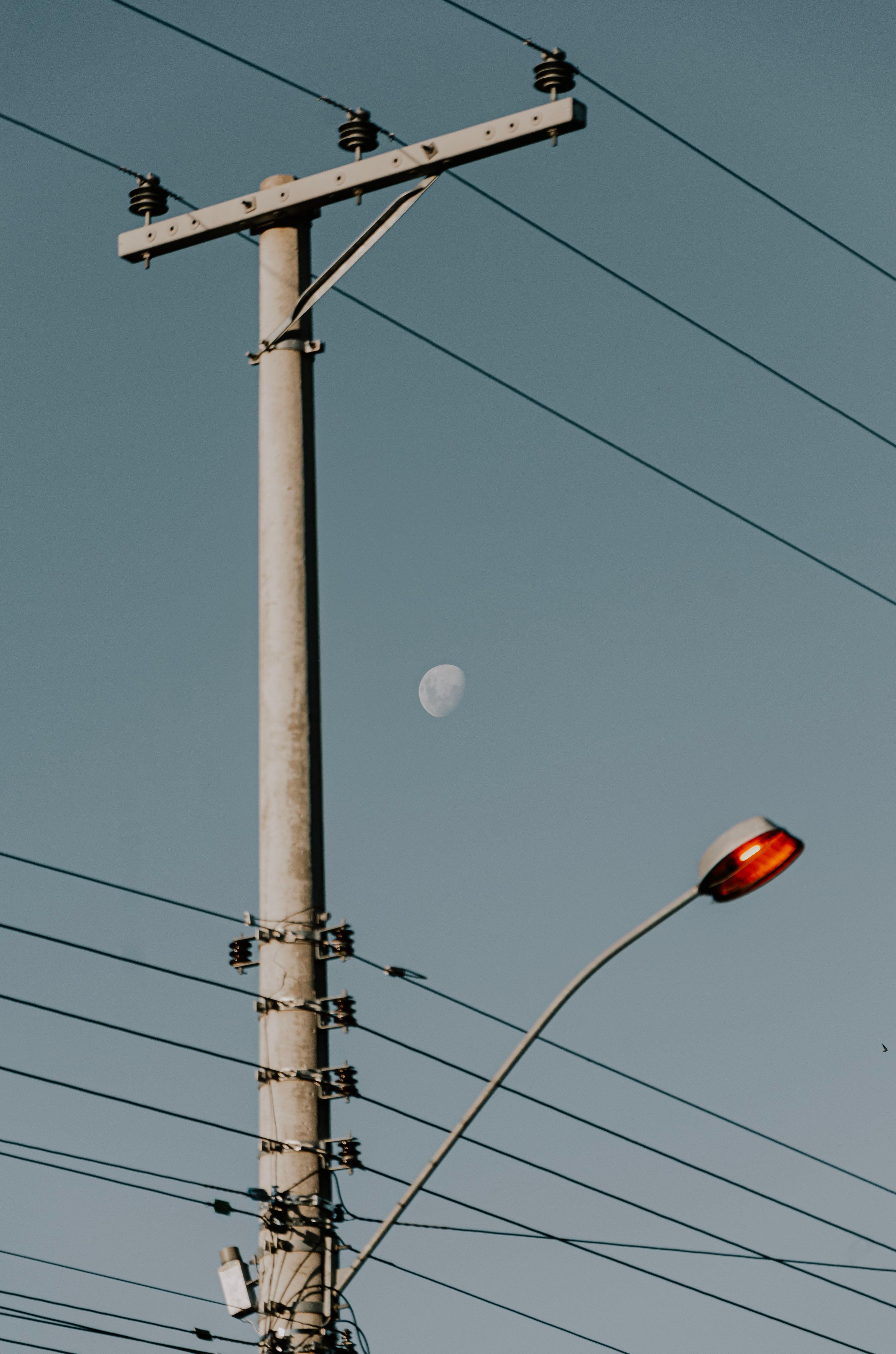 Utility Pole and Power Lines · Free Stock Photo