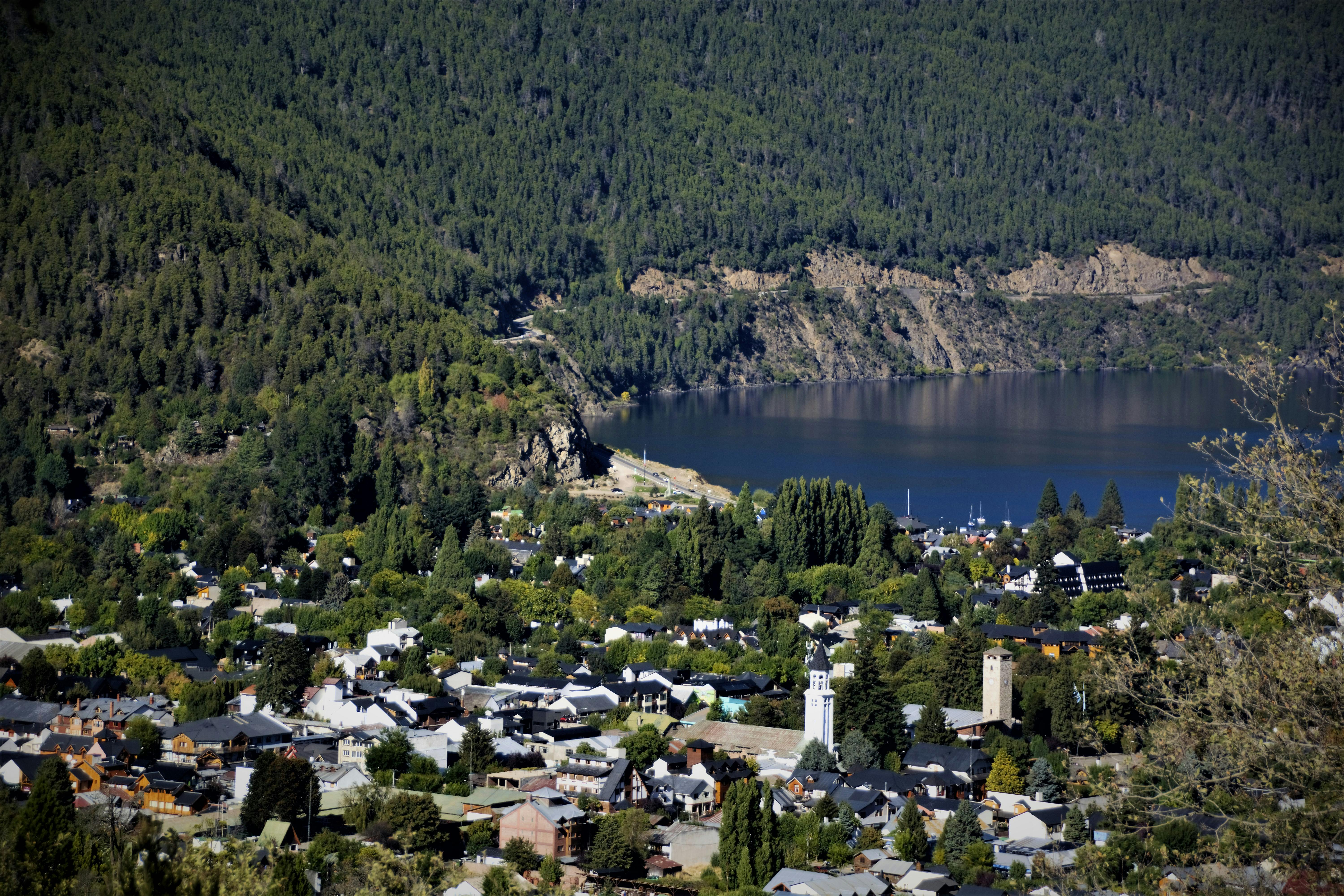 Aerial View of the San Martin de los Andes City in Argentina · Free ...