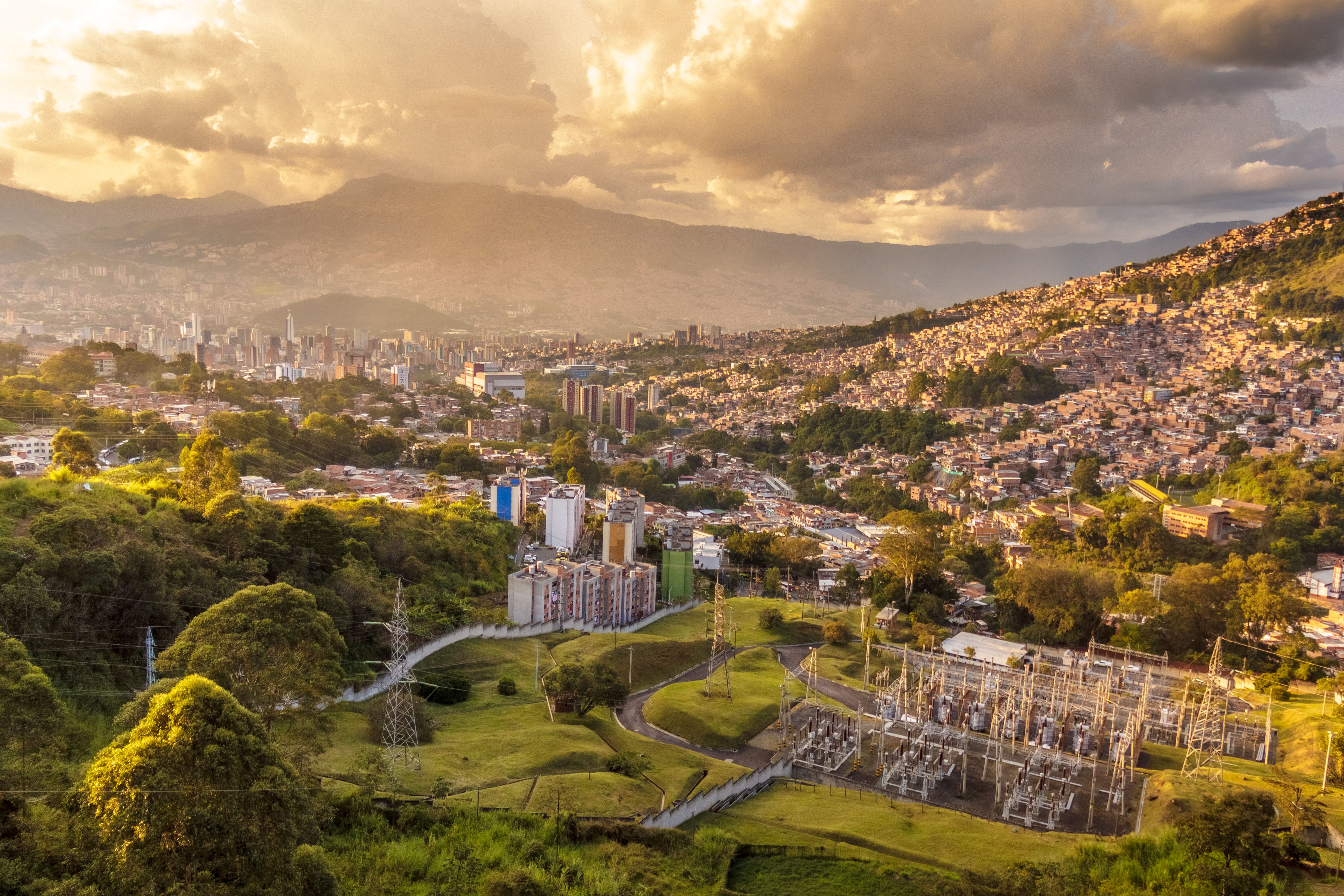 City in Colombia on the Hill · Free Stock Photo