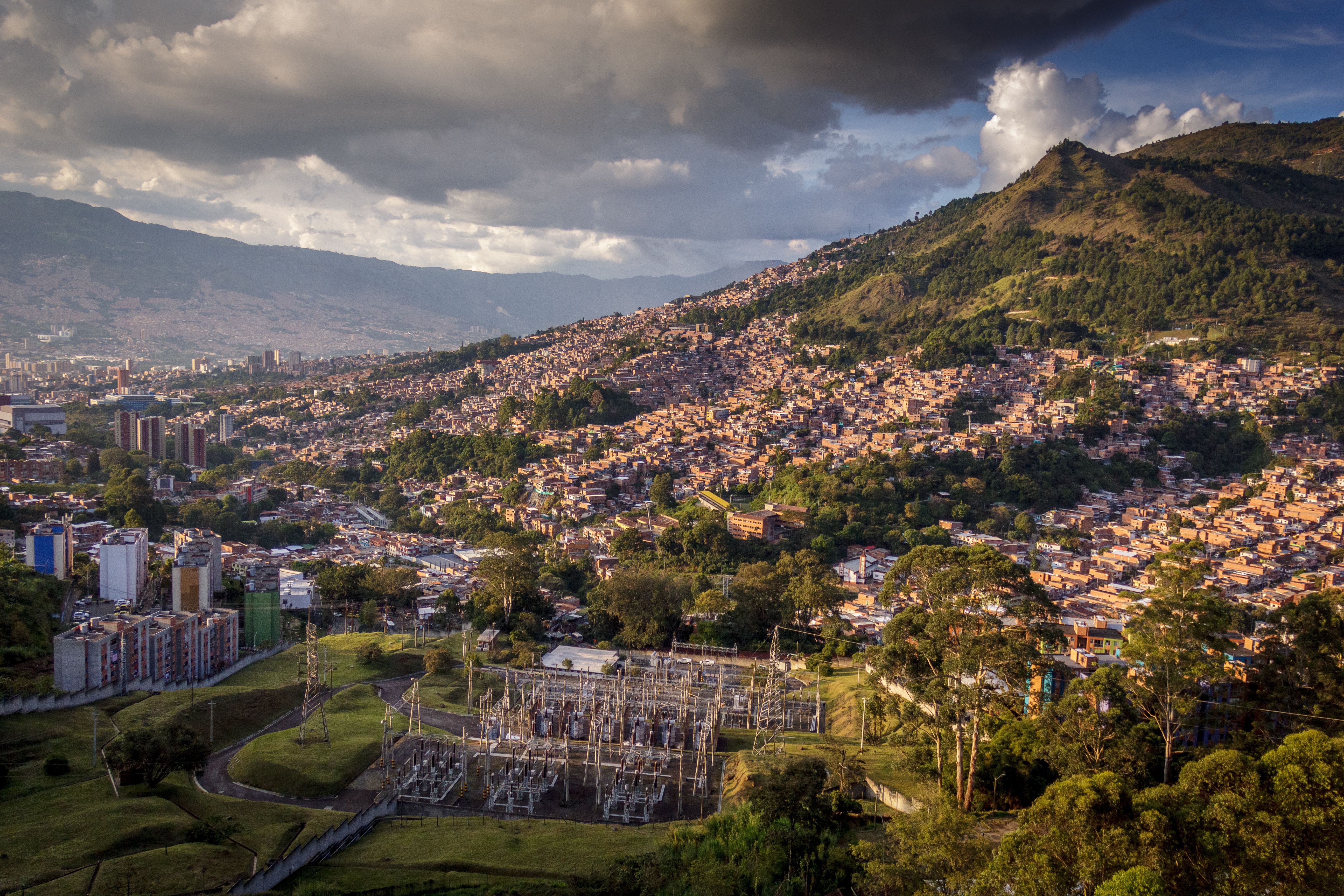 City in Colombia on a Hill · Free Stock Photo