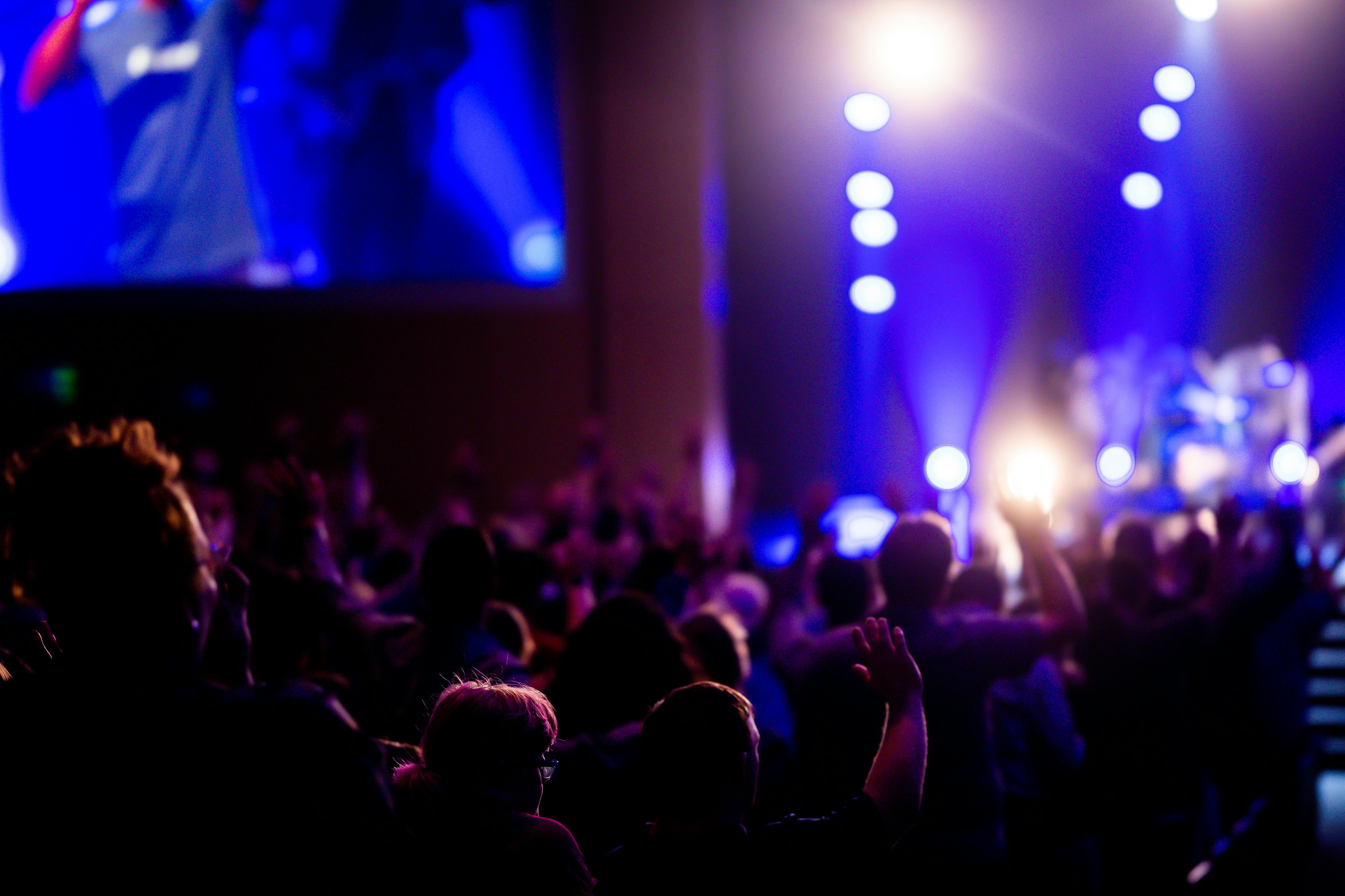 Photo of Concert Band during Night Time · Free Stock Photo