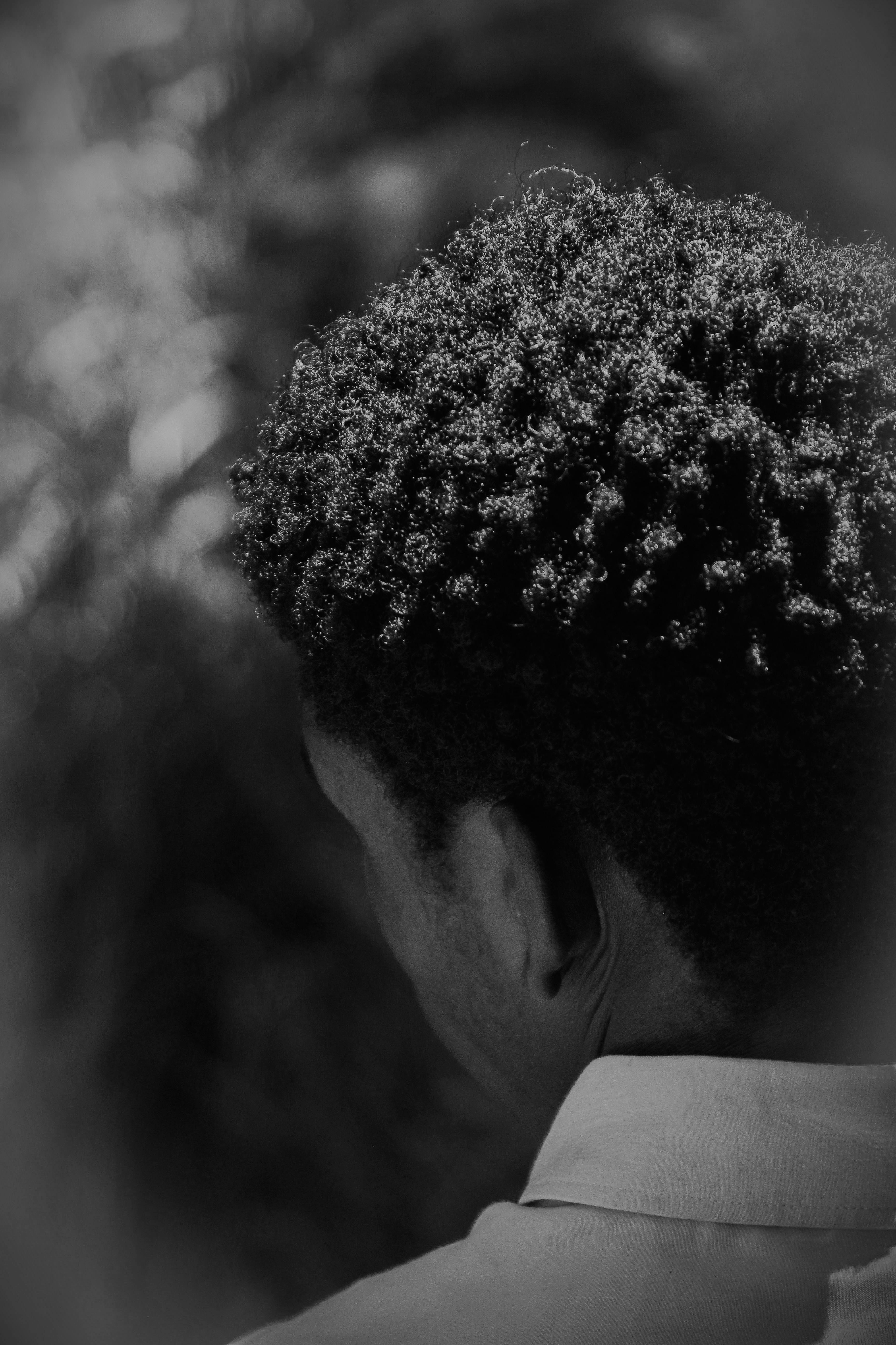 Brunette with Afro Hairstyle · Free Stock Photo