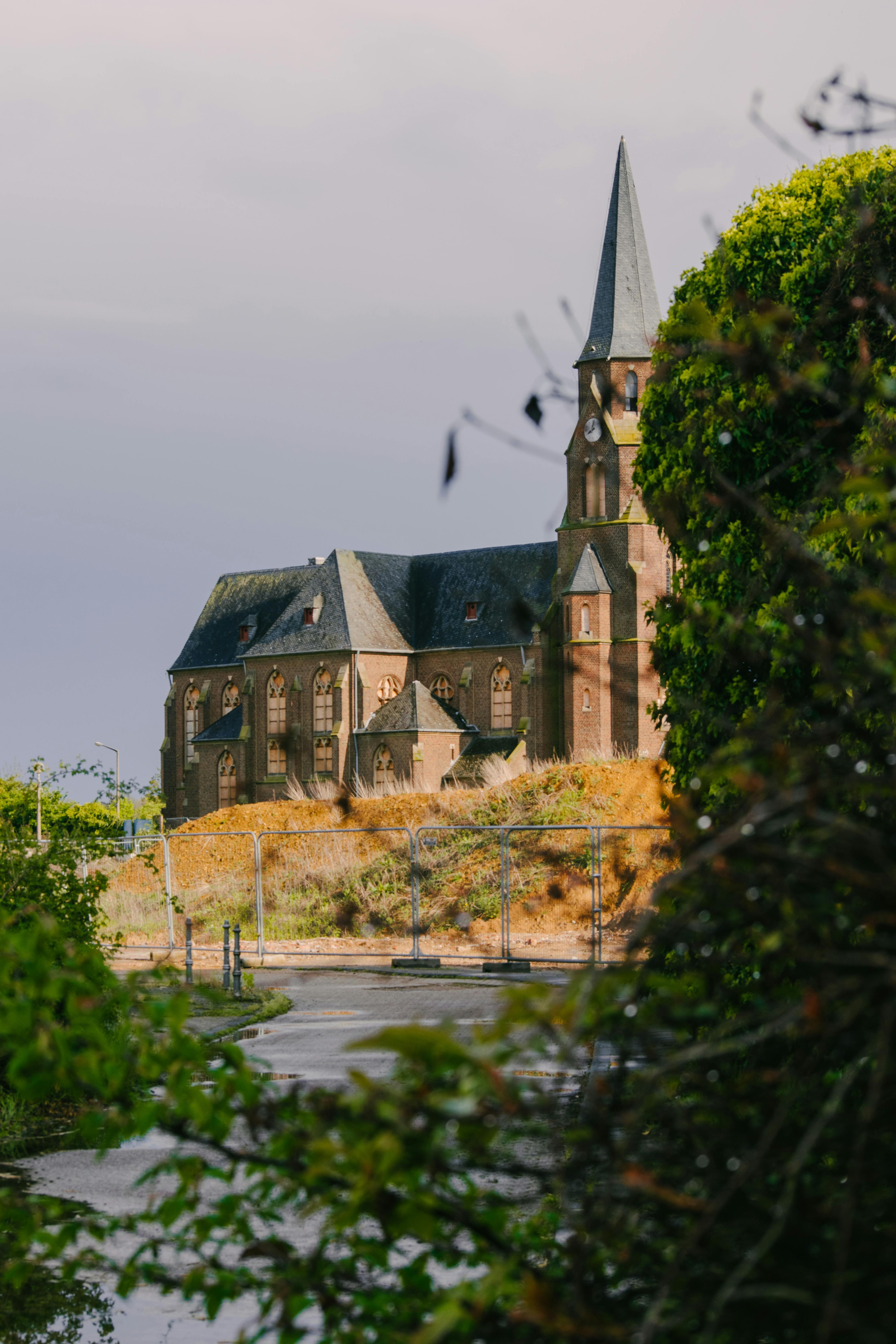 Old Church on Hill in Countryside · Free Stock Photo