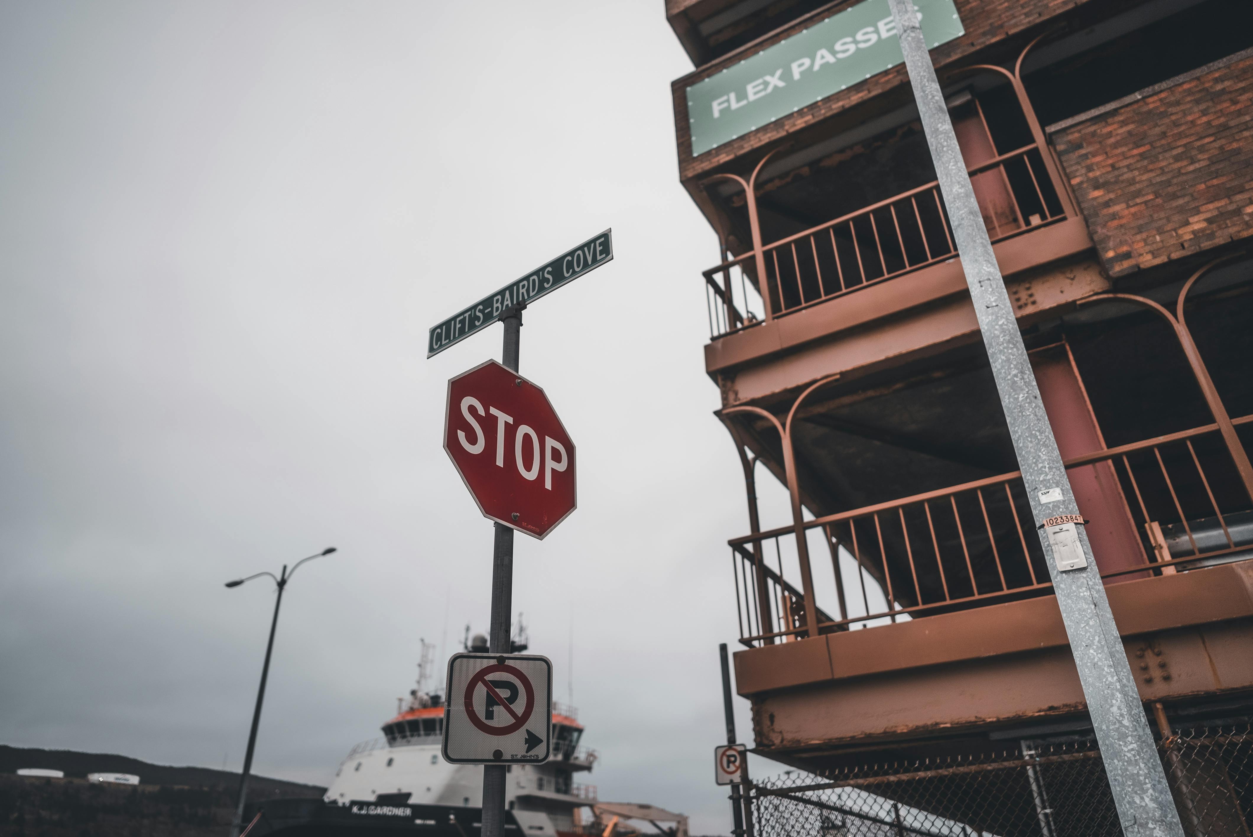 A Stop Sign on the Street in City · Free Stock Photo