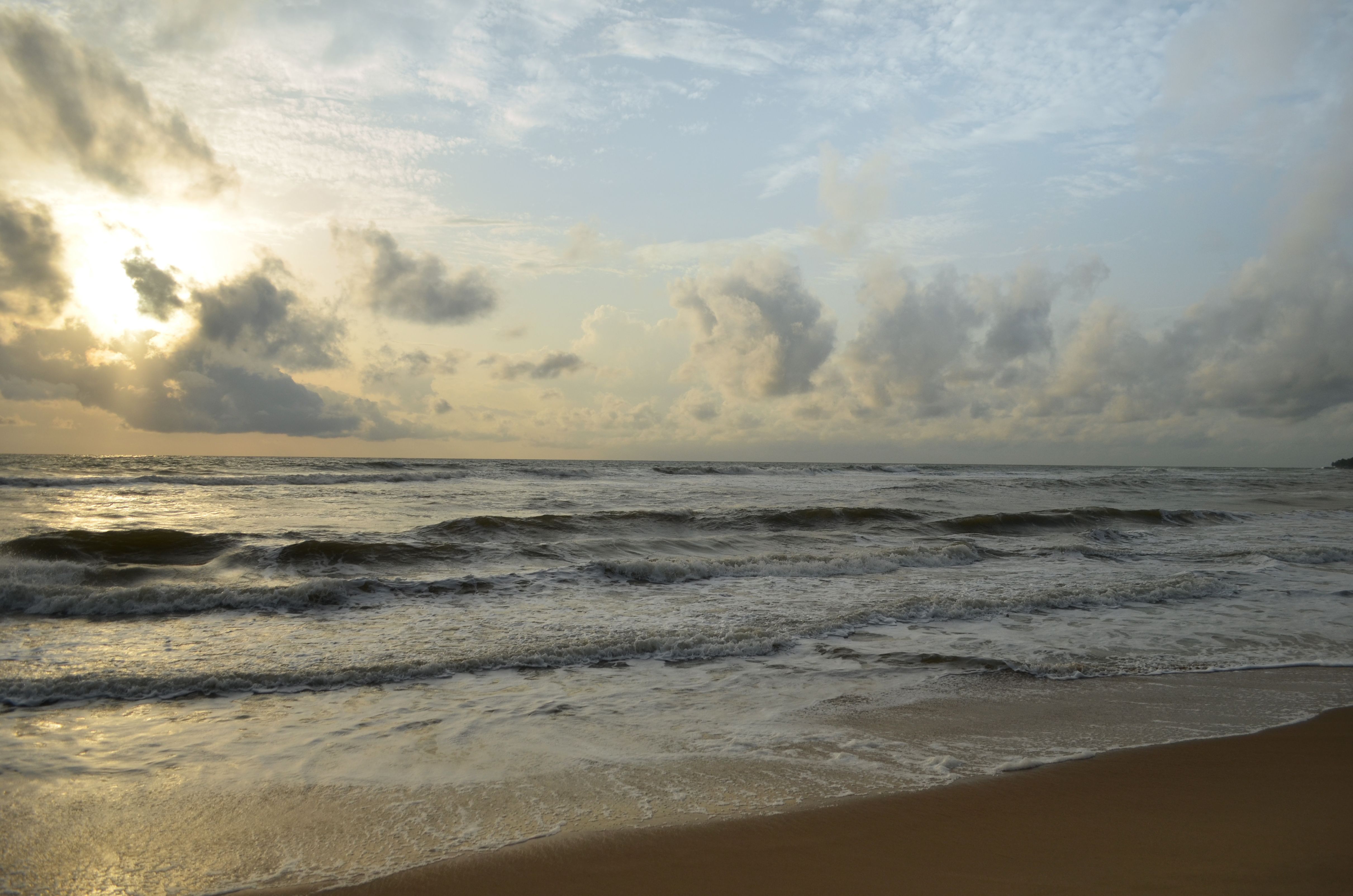 Sea and Beach at Dawn · Free Stock Photo