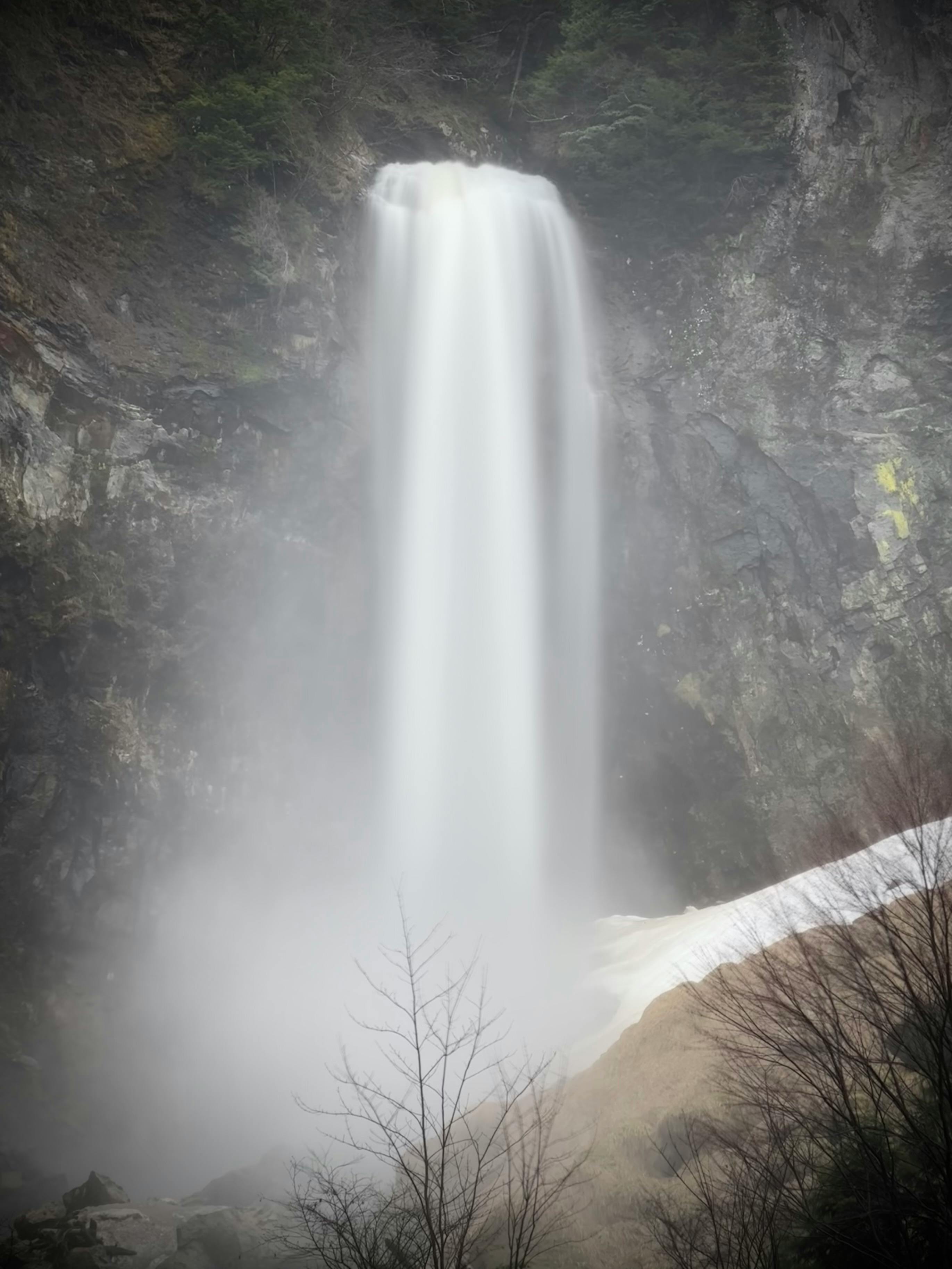 Photography of Flowing Plunge Waterfall · Free Stock Photo