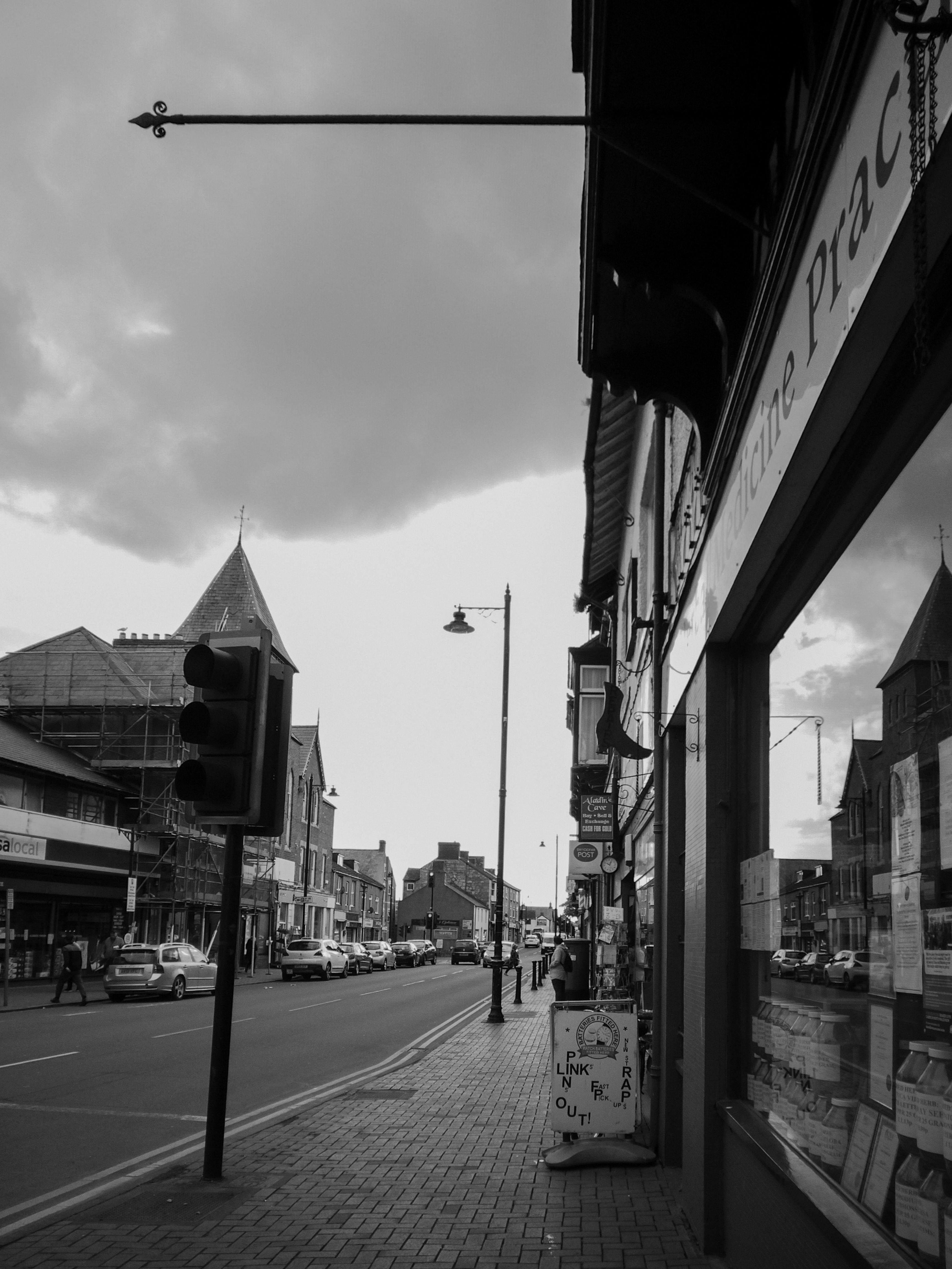 Overcast over Street in Town · Free Stock Photo
