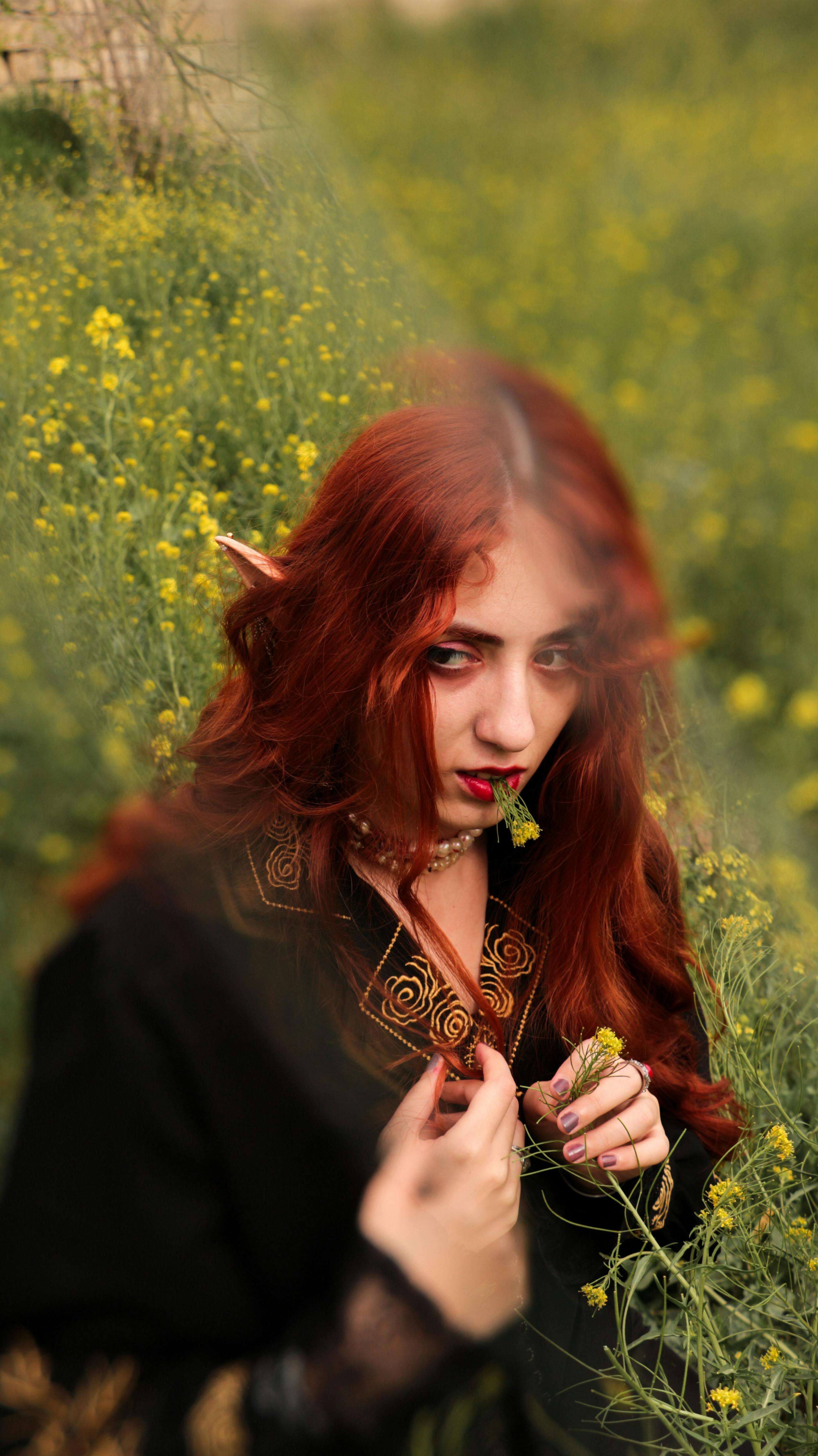 Blonde Woman wth Elf Ear · Free Stock Photo