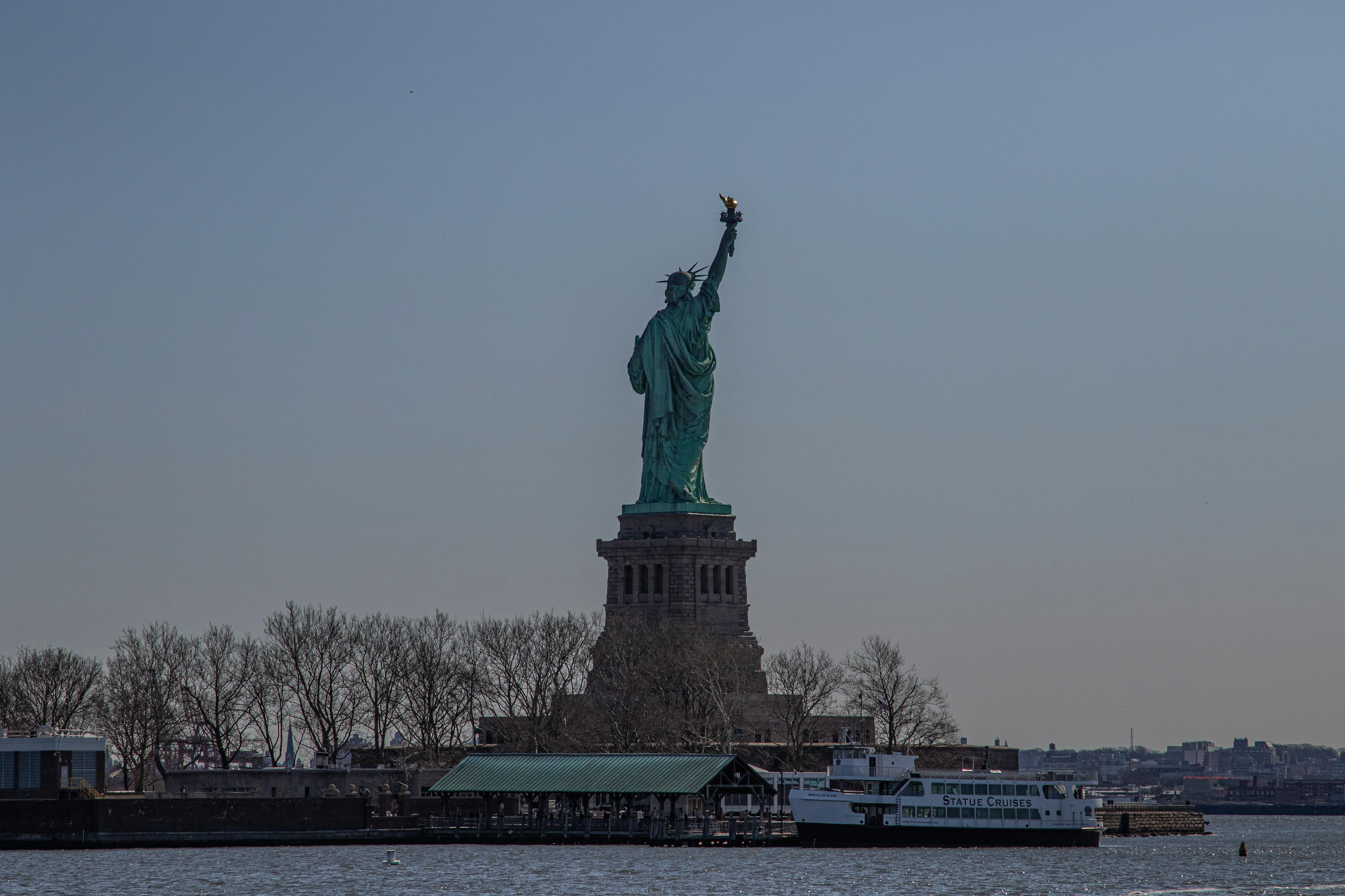 Back View of Statue of Liberty · Free Stock Photo
